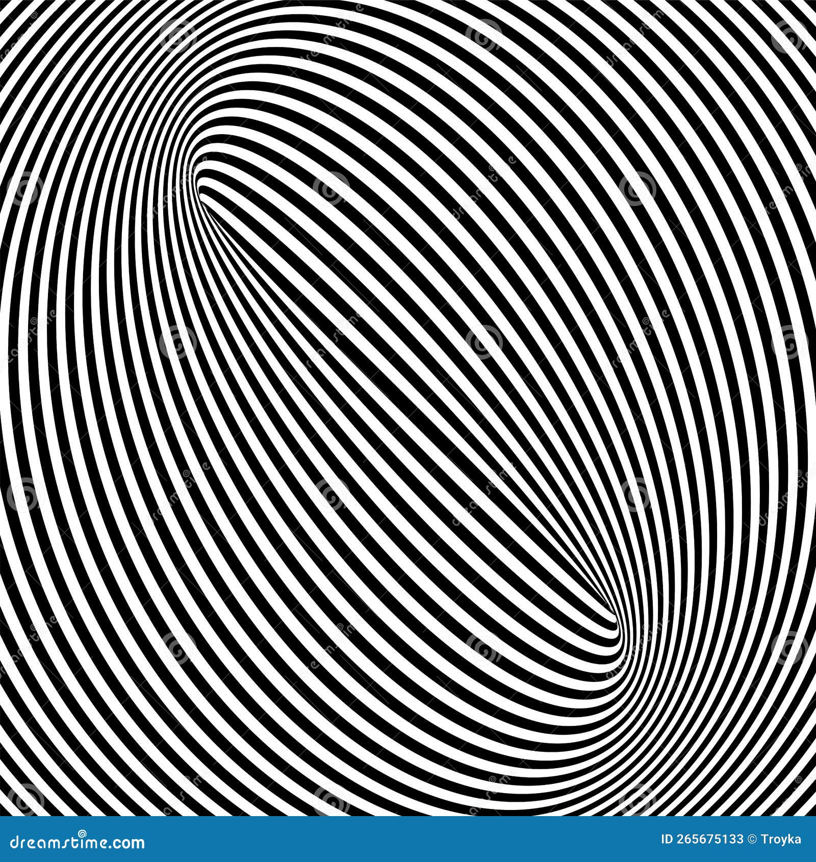 Op Art Lines Pattern with 3D Illusion Effect. Abstract Background Stock ...