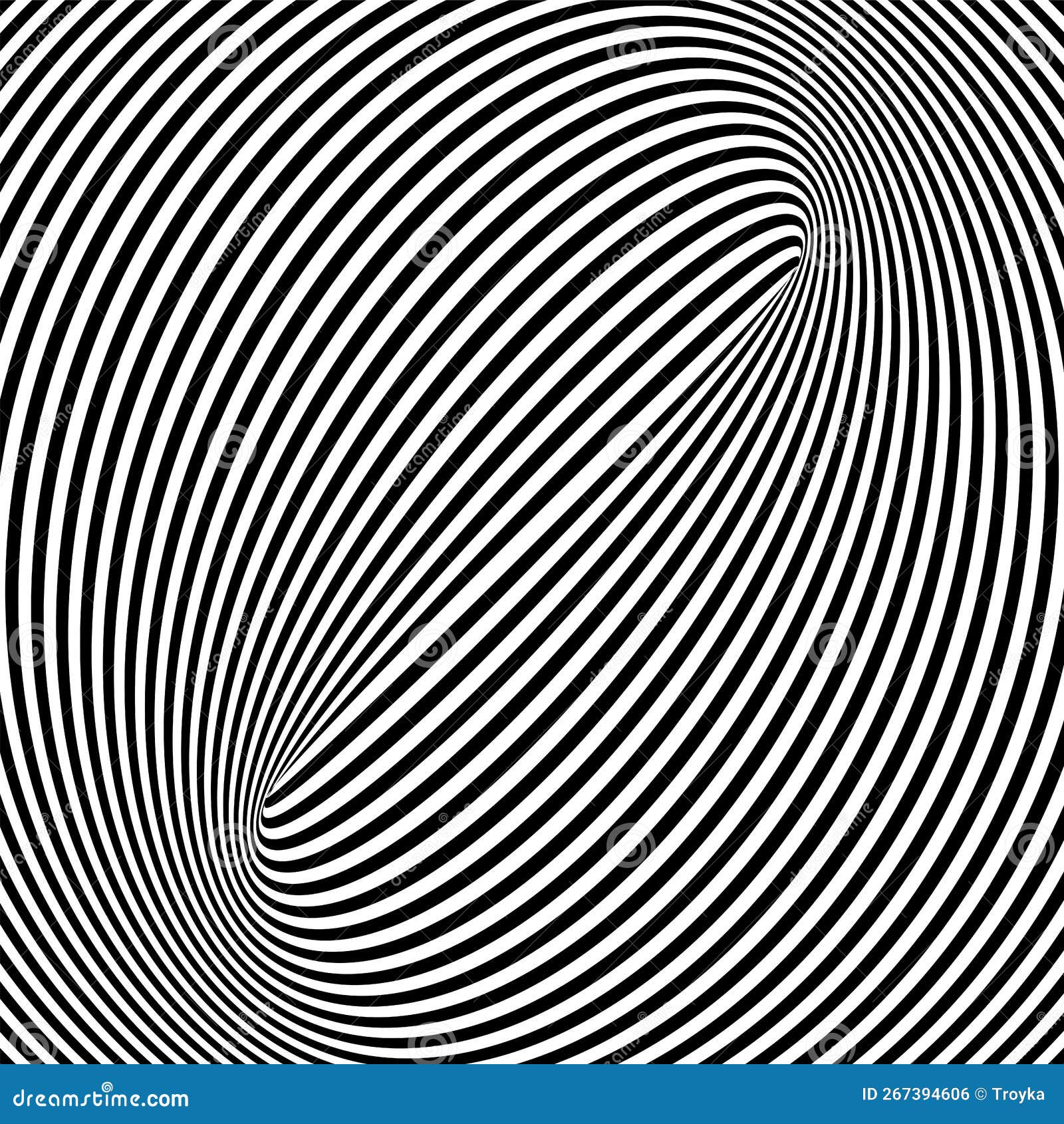 Op Art Lines Pattern with 3D Illusion Effect. Abstract Background Stock ...