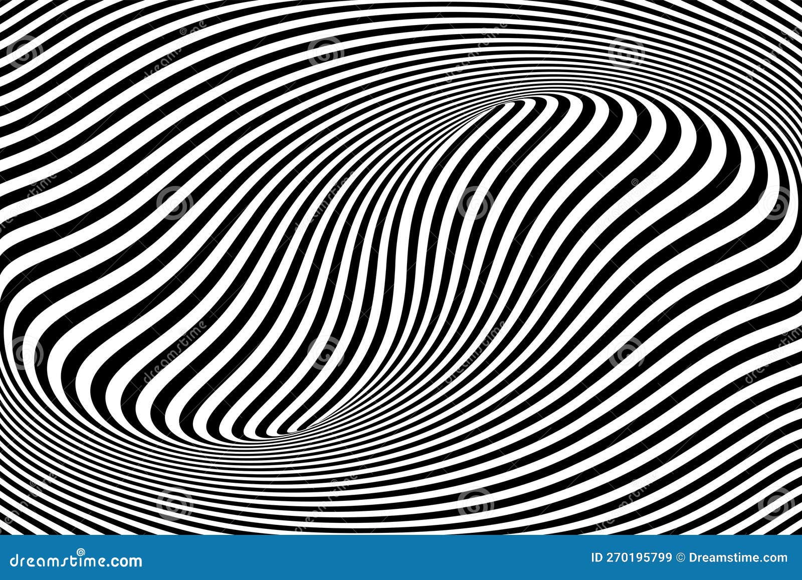Op Art Lines Pattern with 3D Illusion Effect. Abstract Background Stock ...