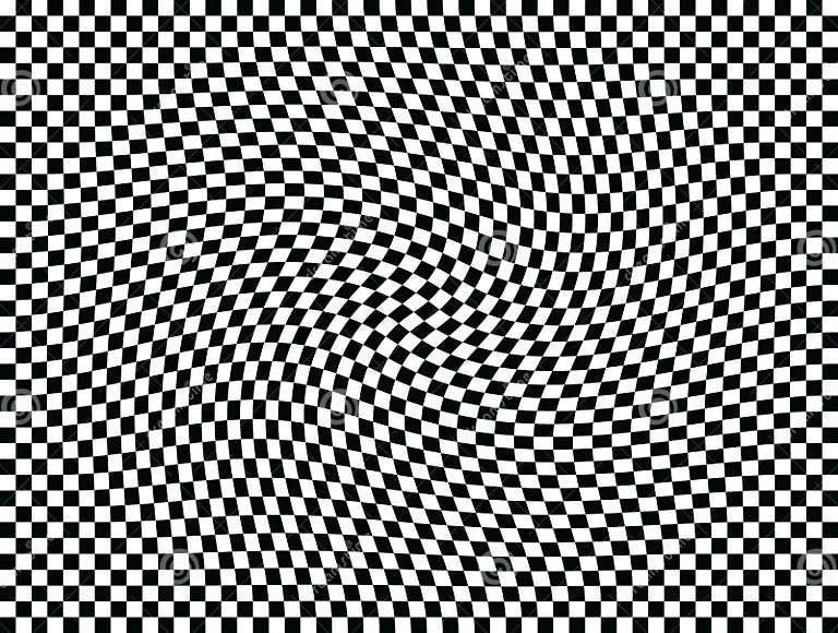 Op Art Moving Squares One stock illustration. Illustration of vintage ...