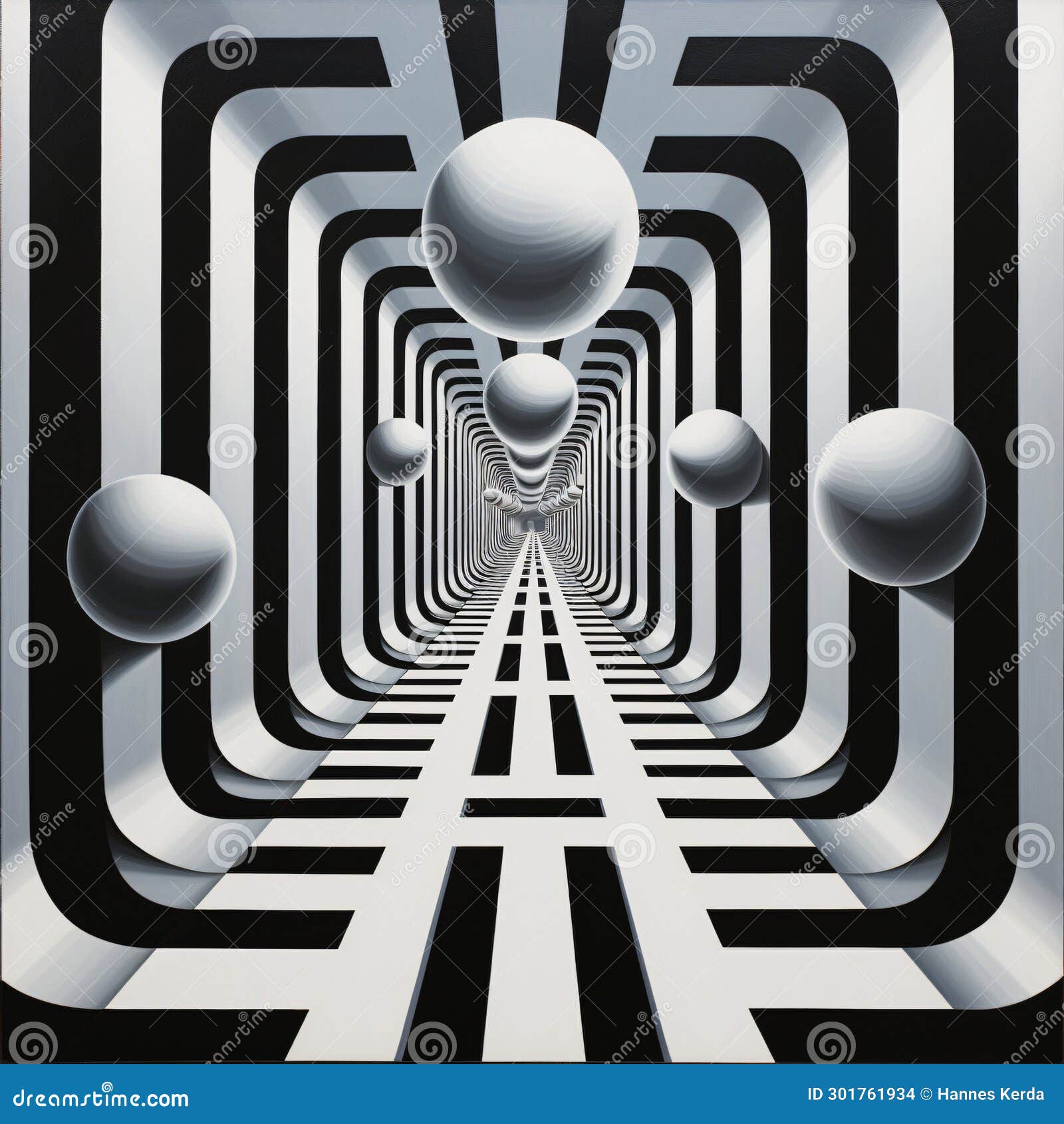 Op art stock illustration. Illustration of abstract - 301761934