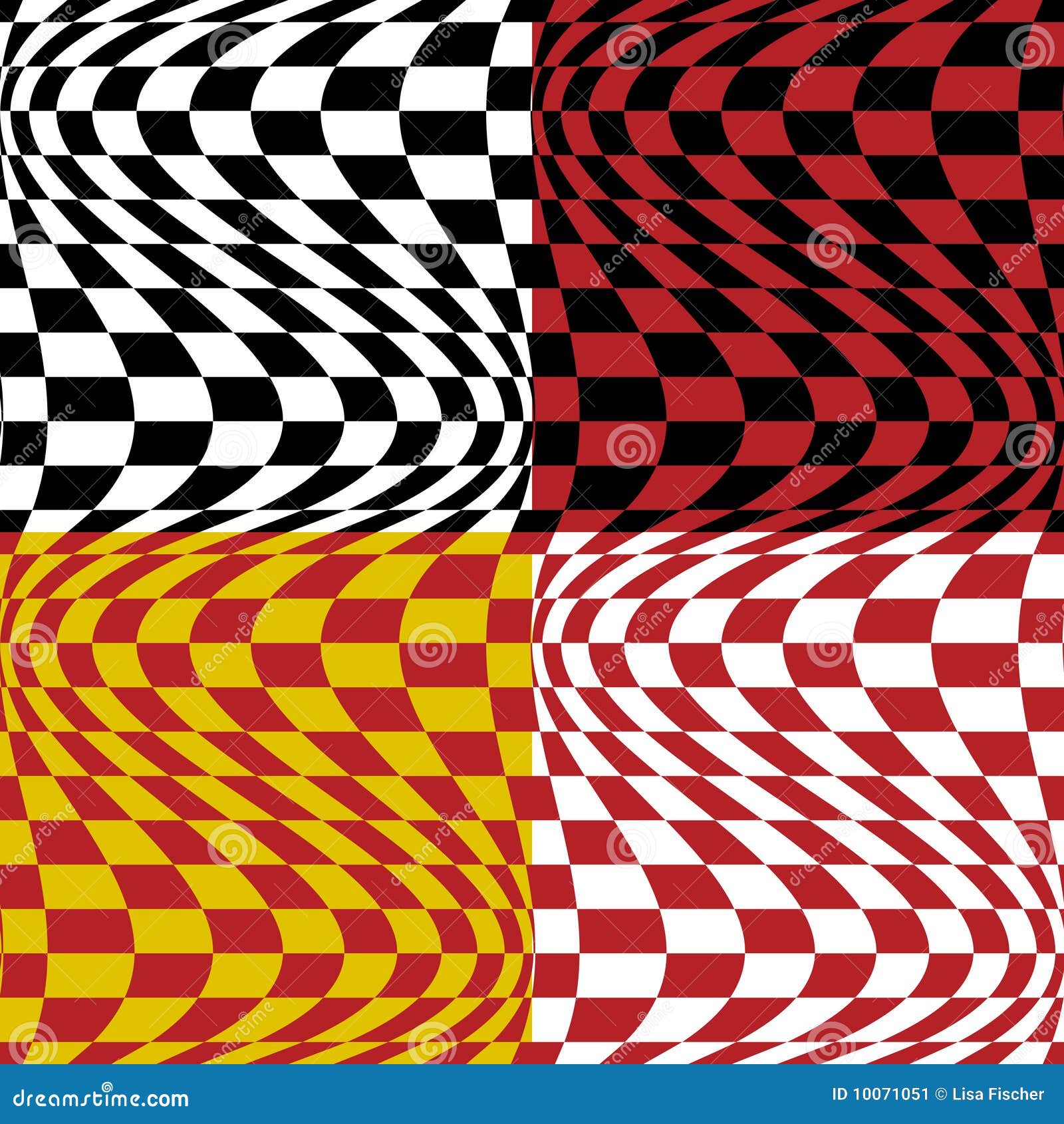 Op Art Pattern #3 stock vector. Illustration of colorful - 10071051