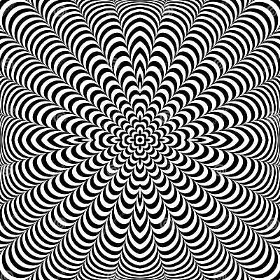 Op Art Pattern. Abstract Graphic Design Stock Vector - Illustration of ...