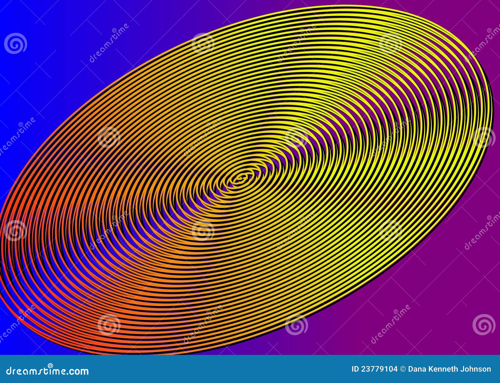 Op Art Spiral Graphic stock illustration. Illustration of illusion ...