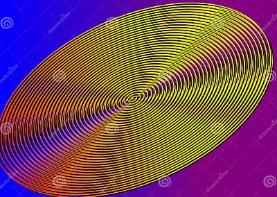 Op Art Spiral Graphic stock illustration. Illustration of illusion ...