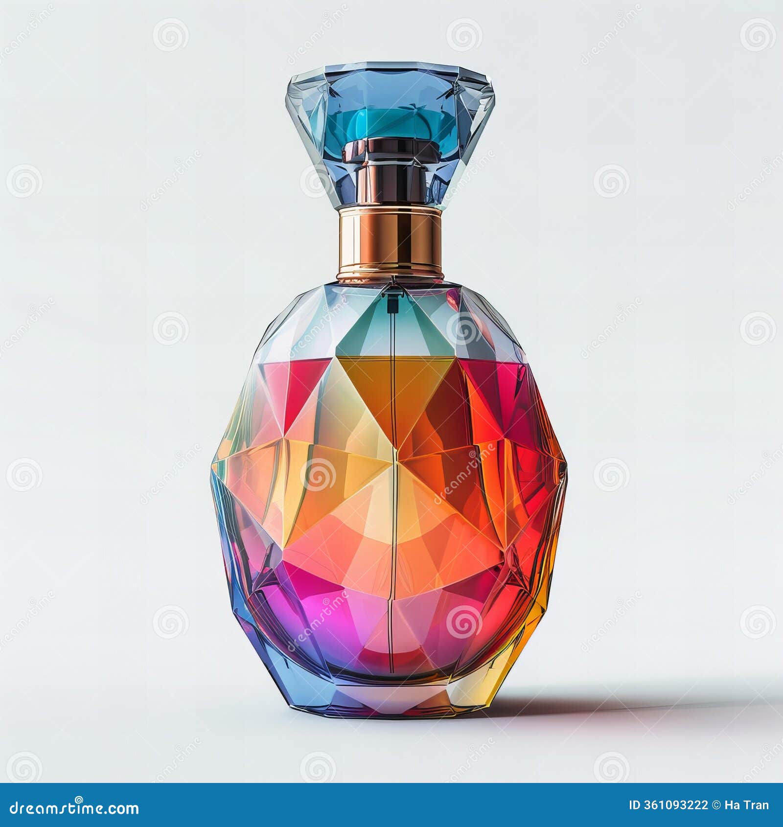 Op Art Style , Perfume Bottle , Isolated on White Background , High ...