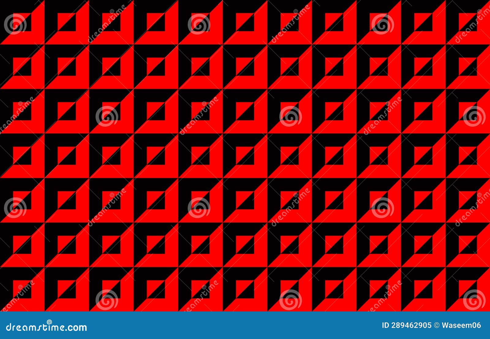 Op Art Two Half Square Blocks Seamless Pattern Stock Vector ...