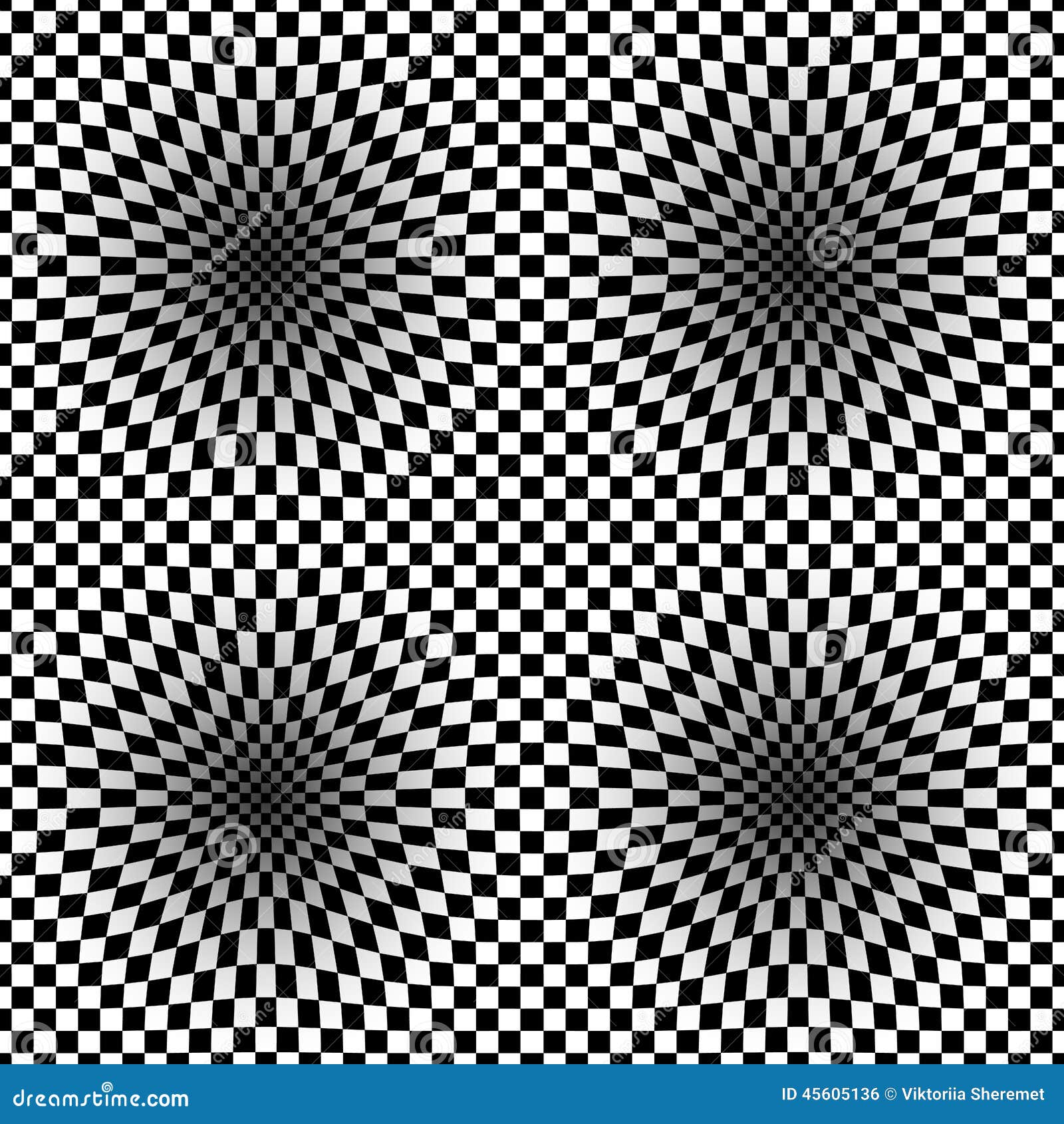 Seamless Bulge Illusion Pattern. Vector Illustration | CartoonDealer ...