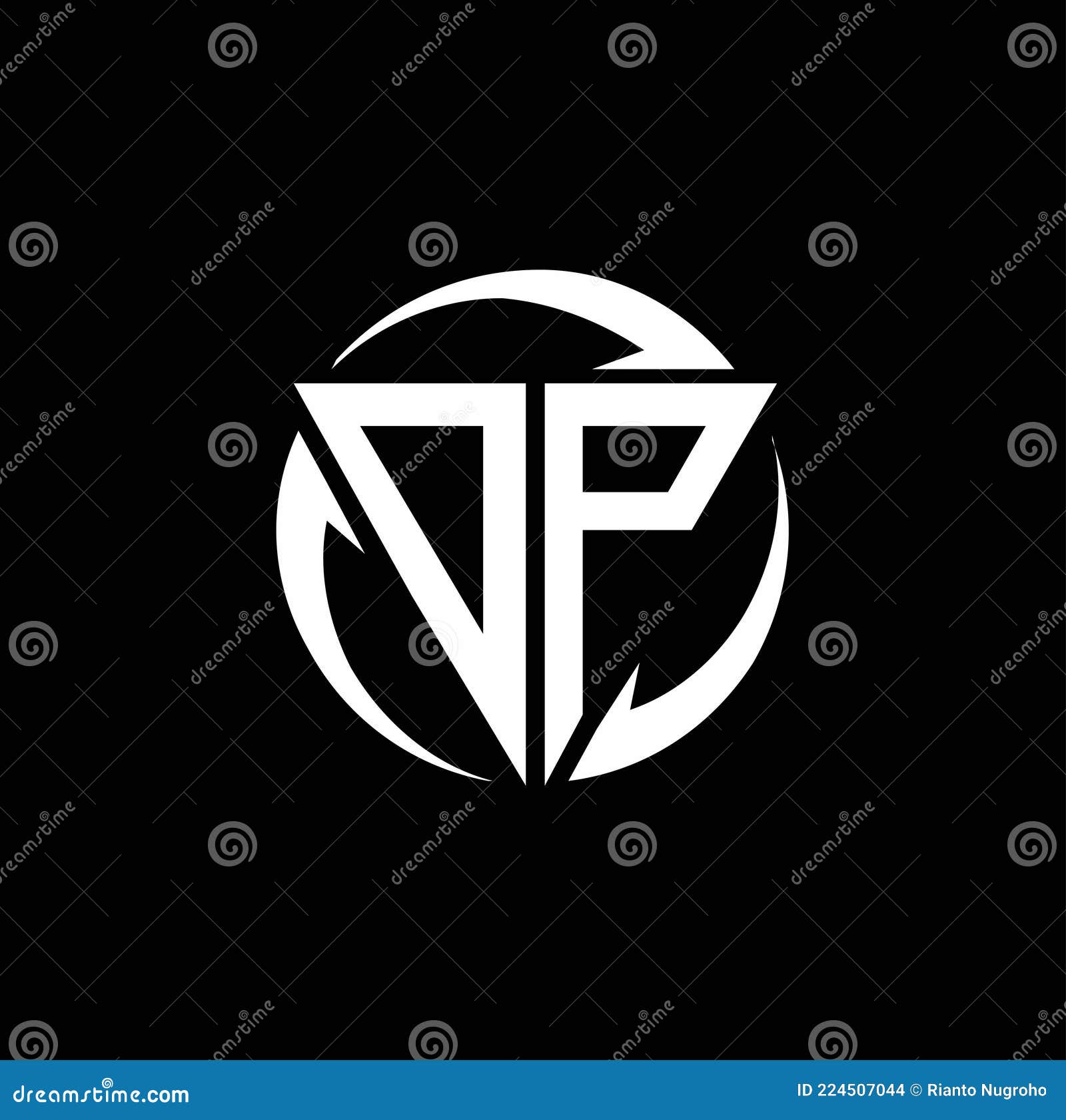 OP Logo Monogram Design Template Stock Vector - Illustration of ...
