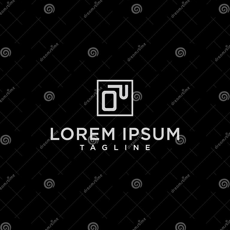 Op Monogram Logo Design Inspiration Stock Vector - Illustration of ...