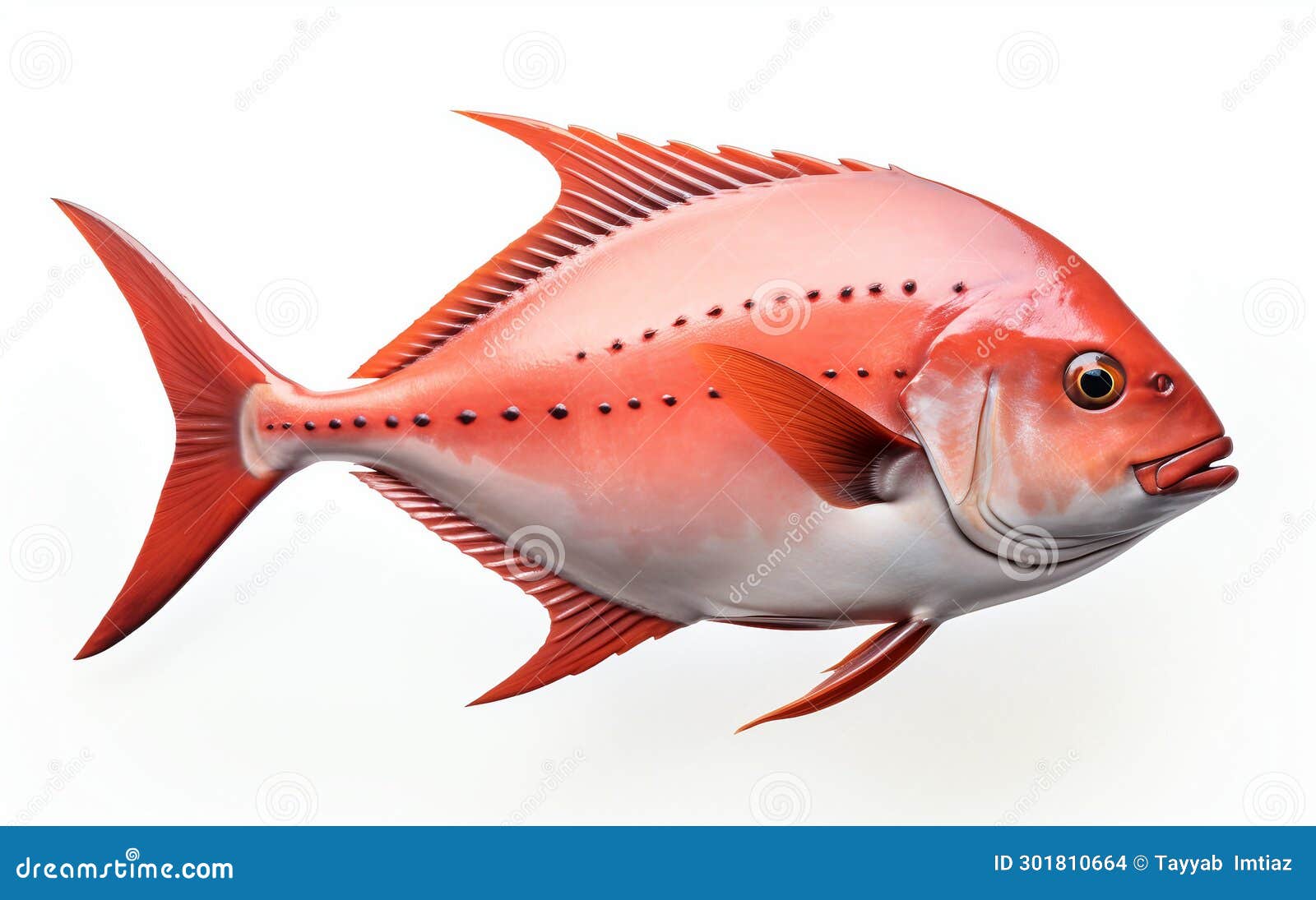 Opah Fish Isolated on Transparent Background. Stock Illustration ...