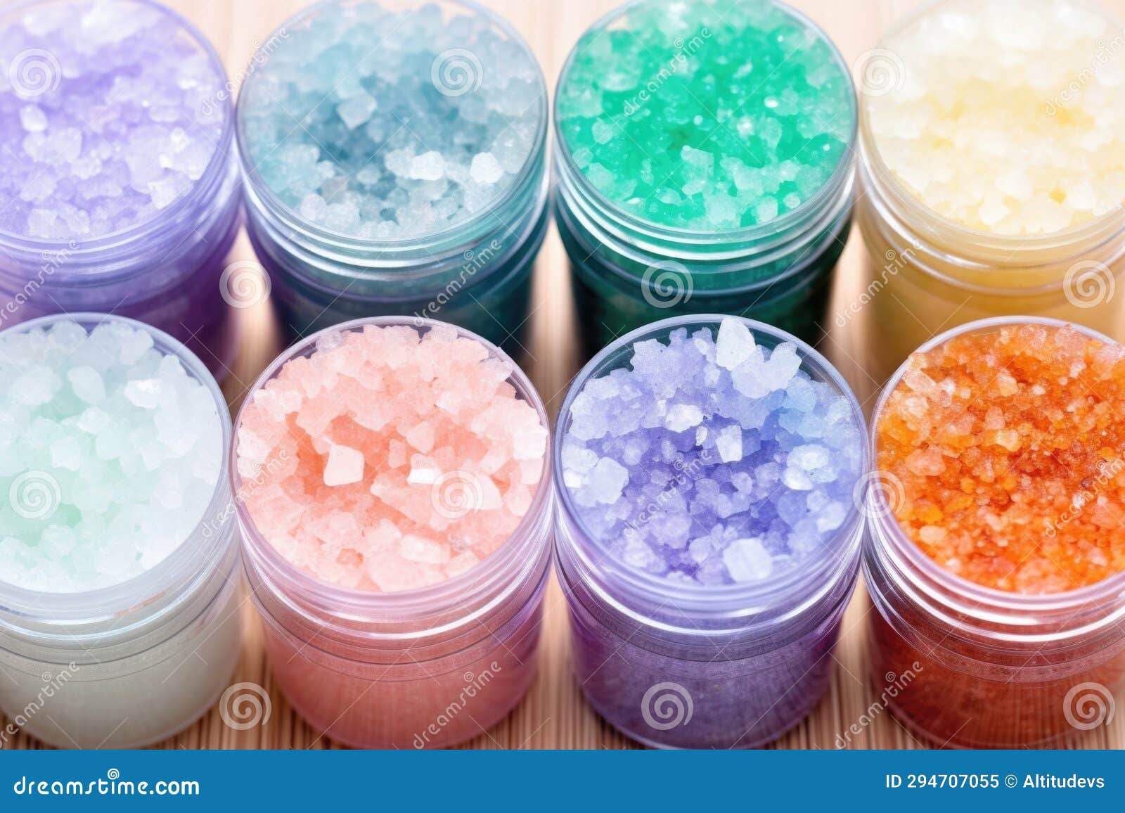 Opal Dust Collected in a Small Container Stock Illustration ...