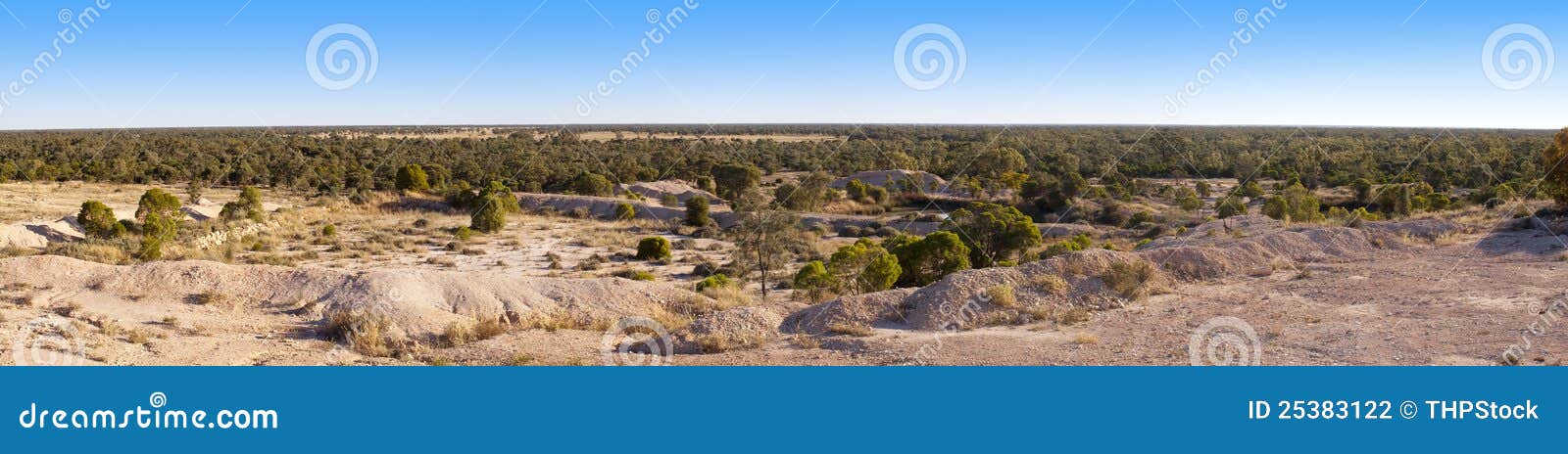 Opal Fields Panorama stock photo. Image of opals, wales - 25383122