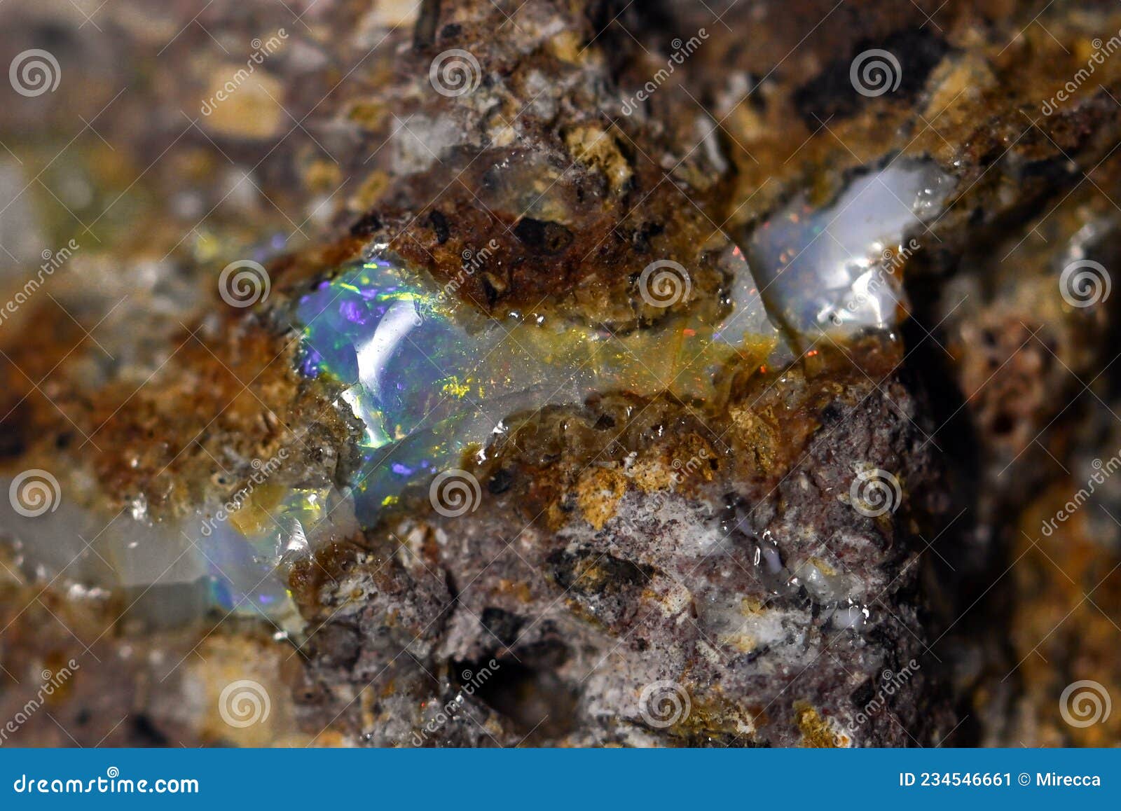 Opalescent Gemstone Texture - Abstract Background Stock Image - Image ...