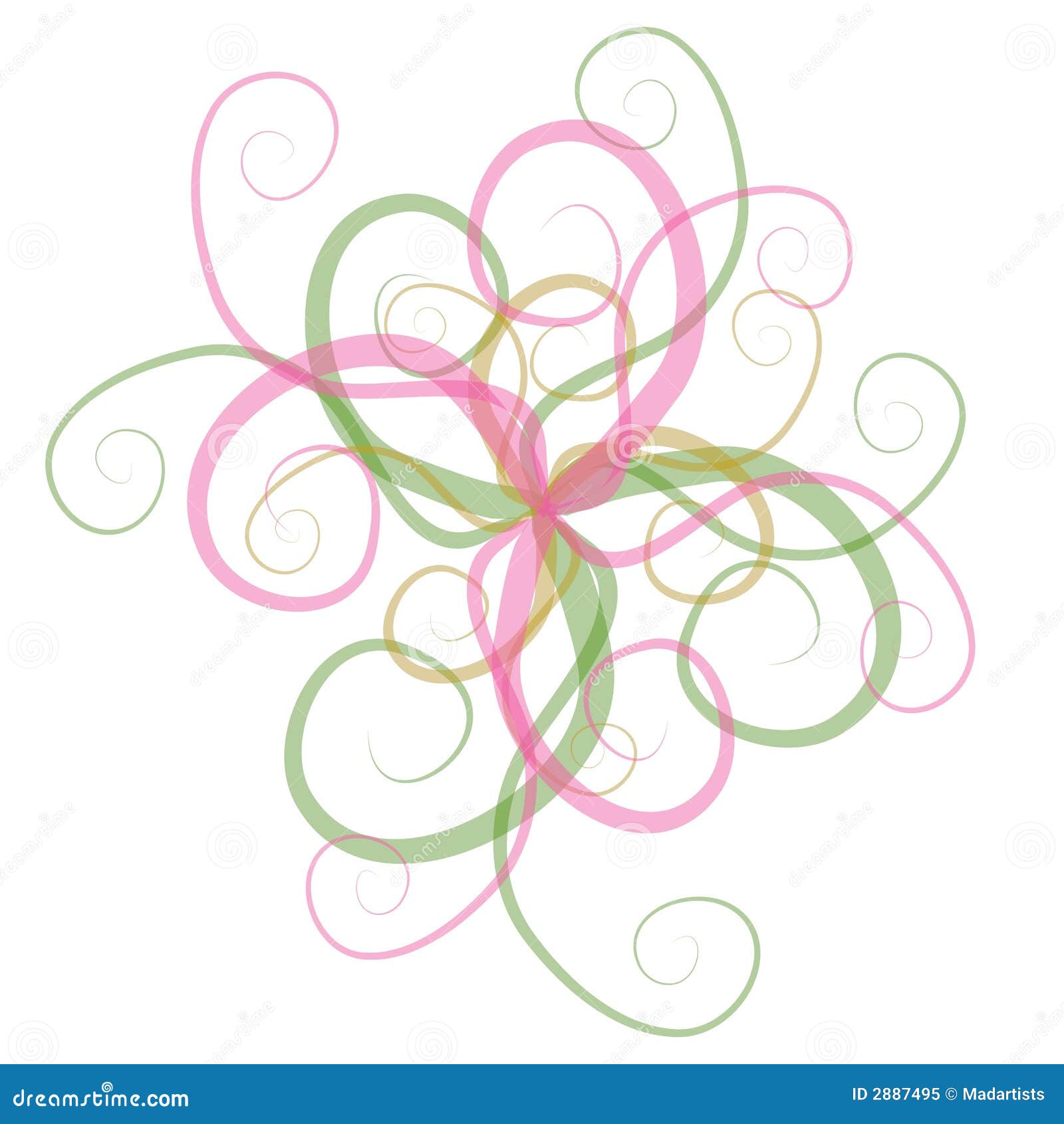 Opaque Swirling Lines Pattern Stock Illustration - Illustration of ...