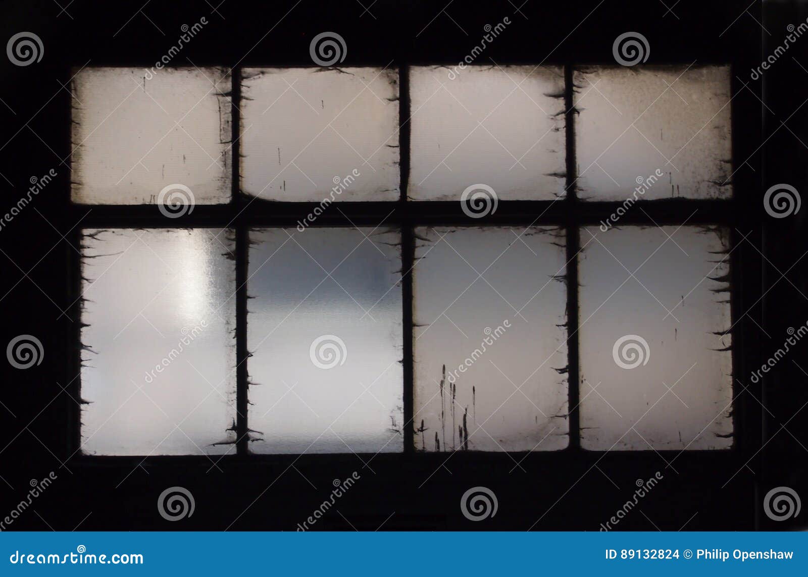 Opaque window dark frame stock photo. Image of pane, grunge - 89132824