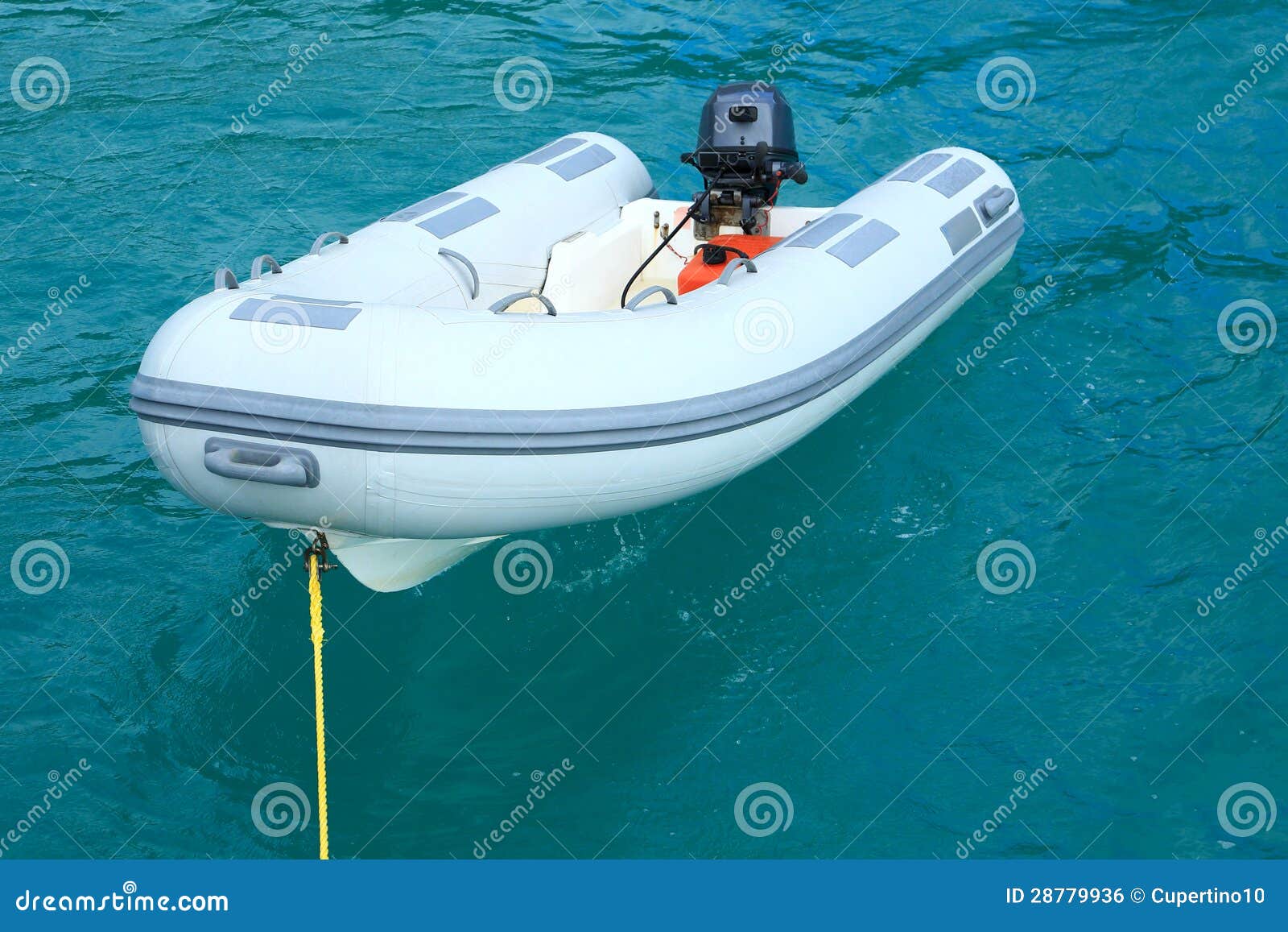 Opblaasbare boot stock foto. Image of vlotter, overzees - 28779936