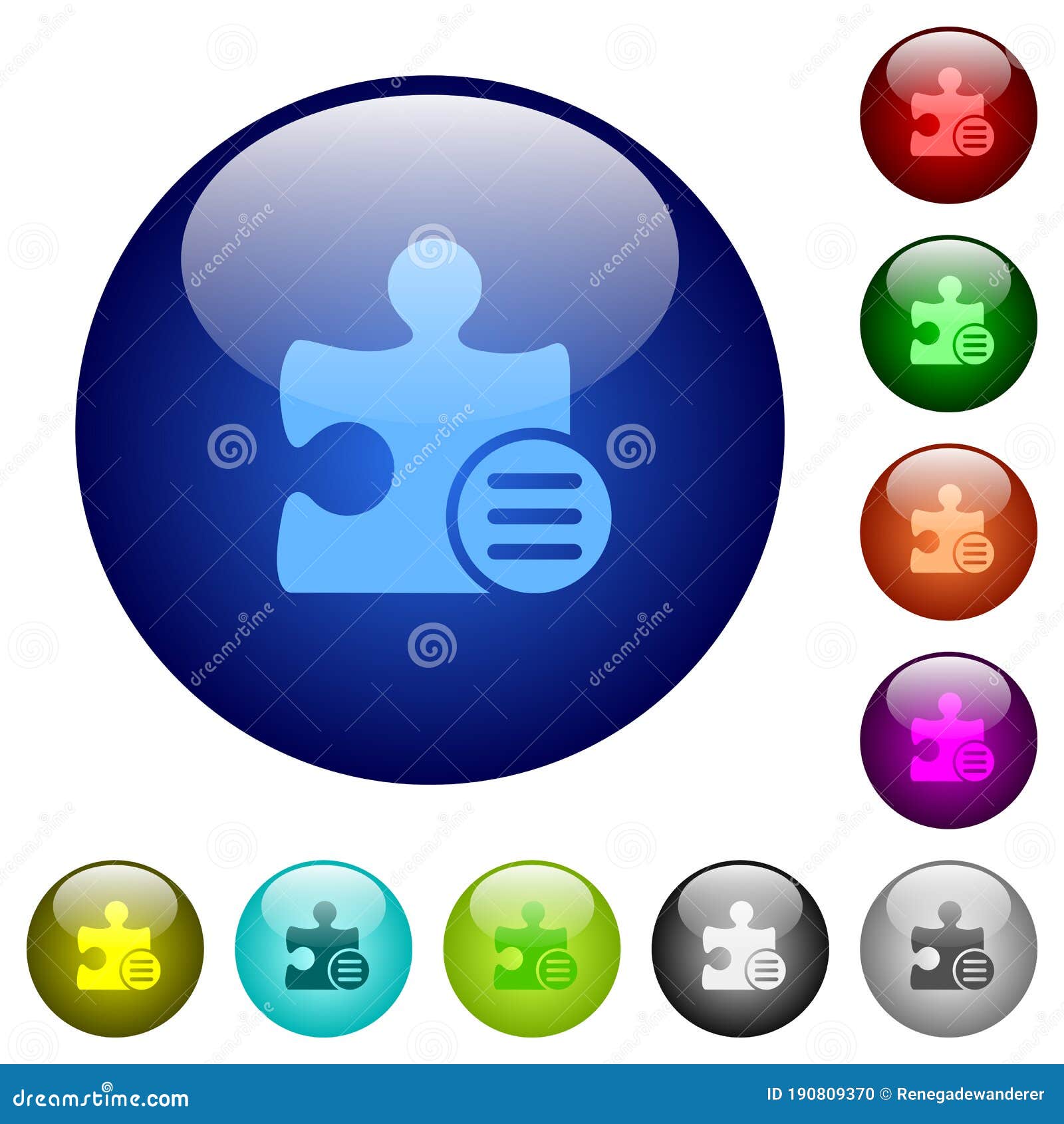 Opciones De Complemento Botones De Cristal De Color Ilustración del ... Opciones De Complemento Botones De Cristal De Color Ilustración del ...
