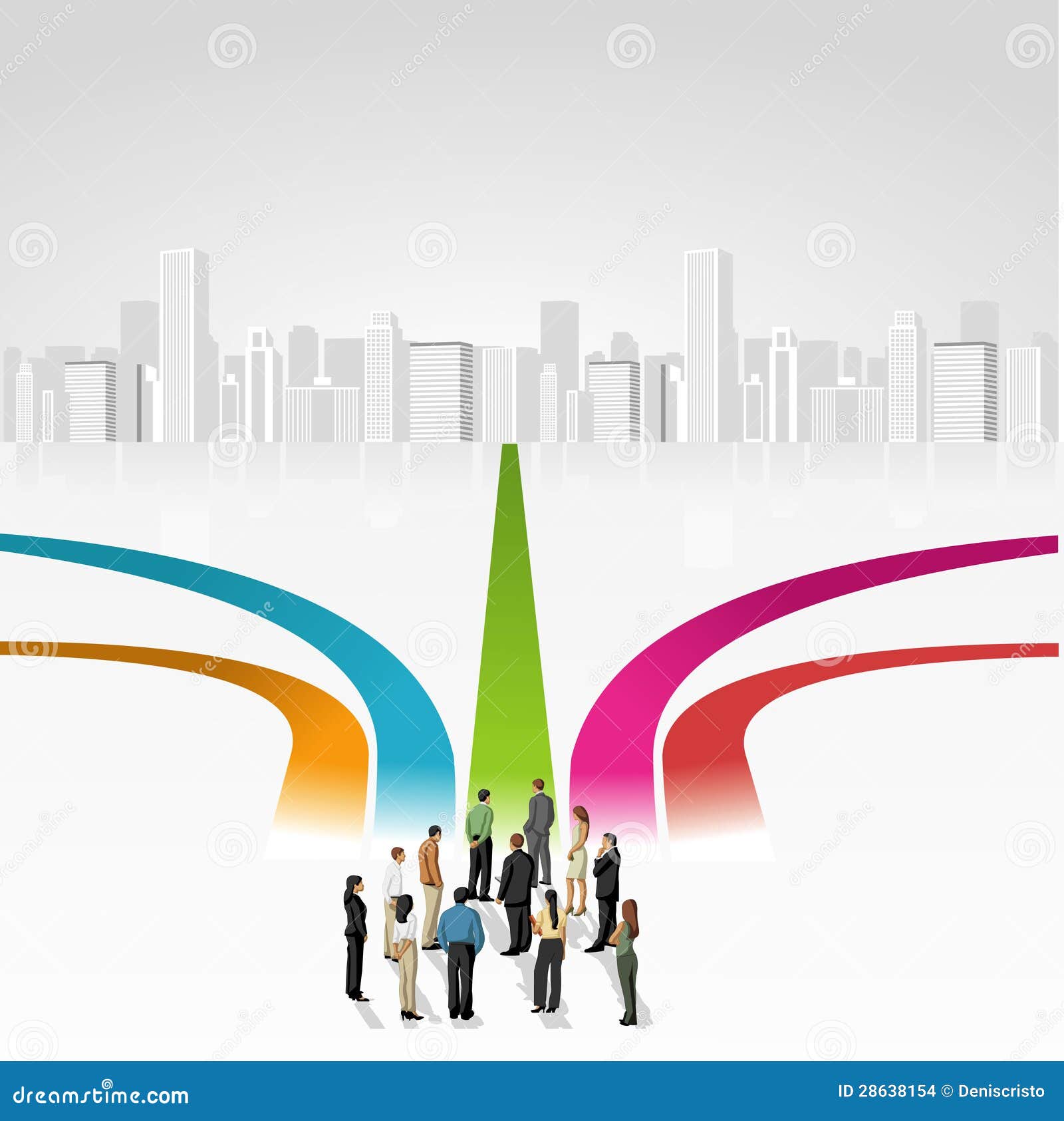 Opciones múltiples. ilustración del vector. Ilustración de ayuda - 28638154