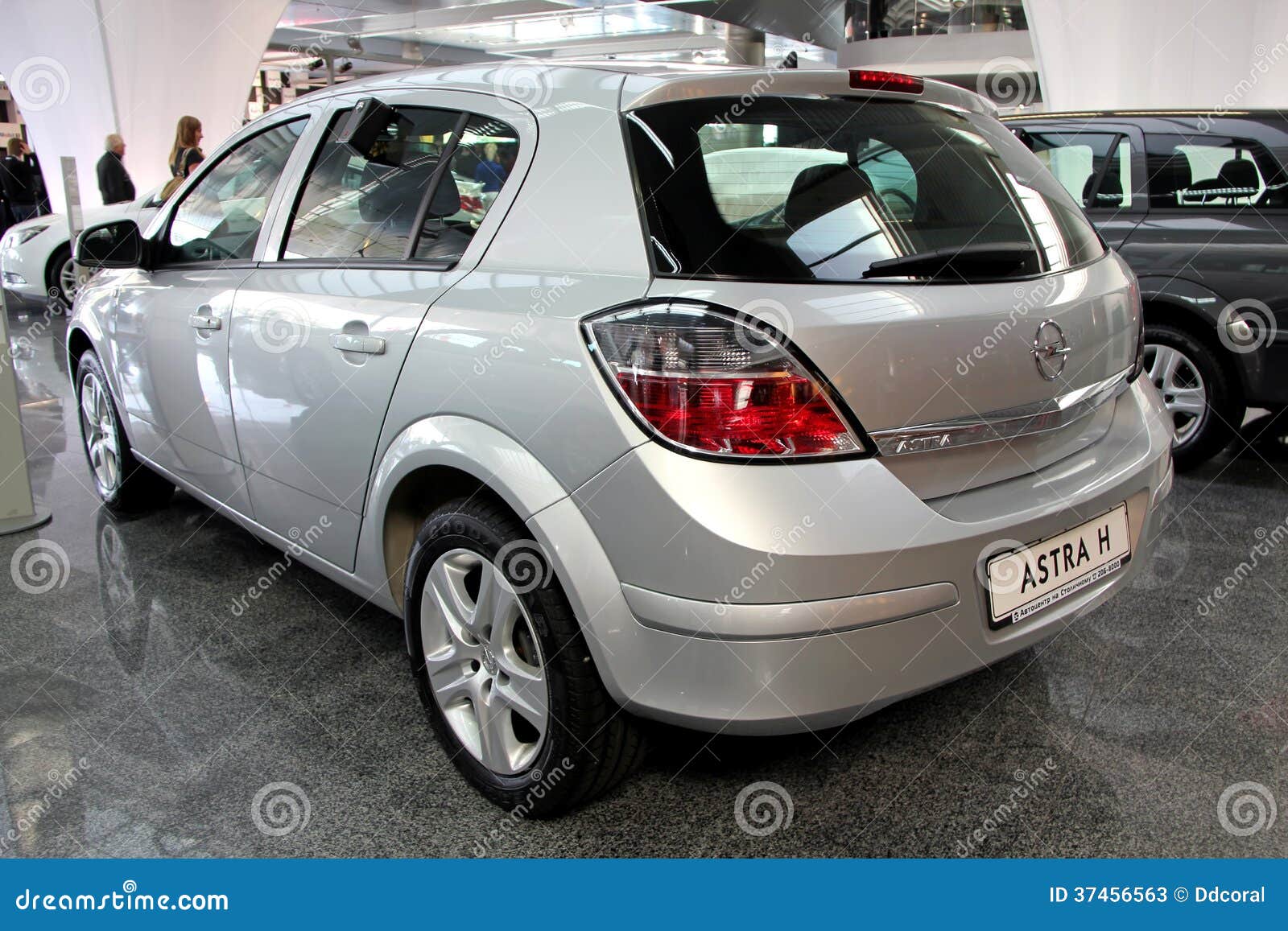 Opel Astra H editorial stock photo. Image of presentation - 37456563