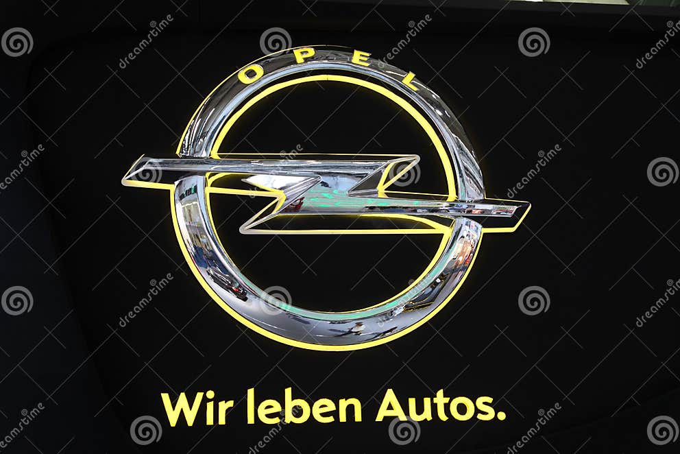 Opel Company Logo editorial stock image. Image of exposition - 21310169