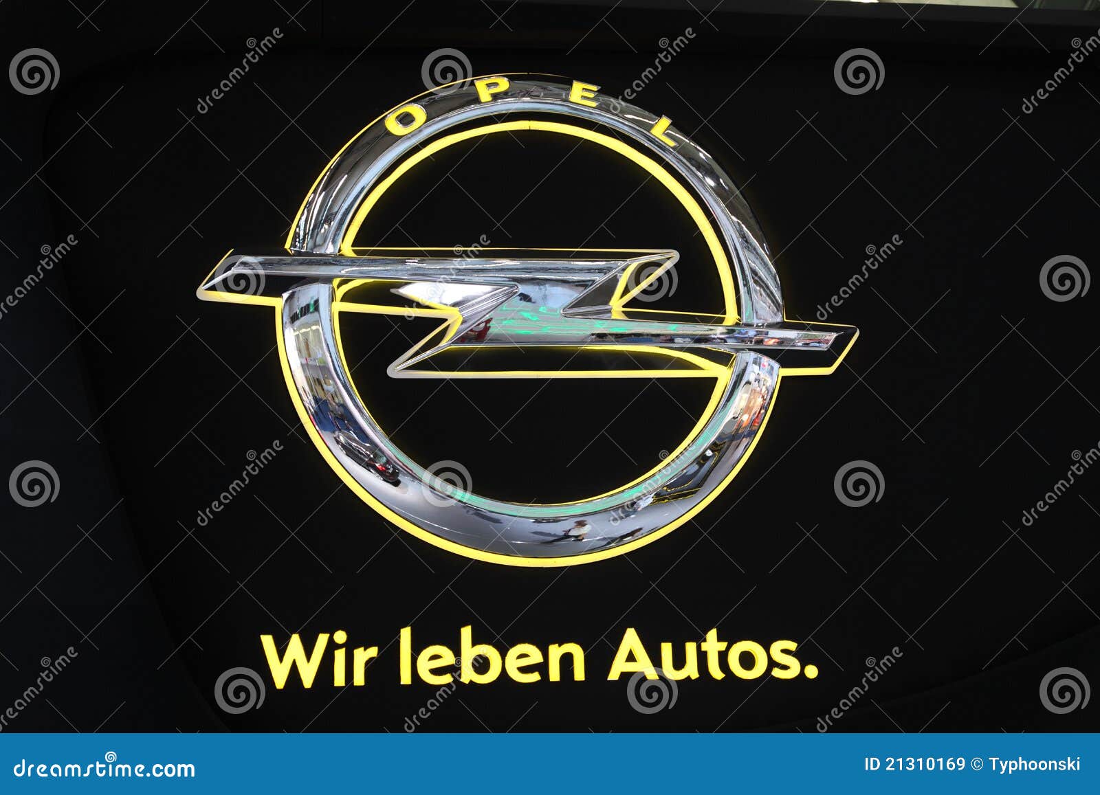 Opel Firma-Zeichen redaktionelles stockbild. Bild von deutschland ...