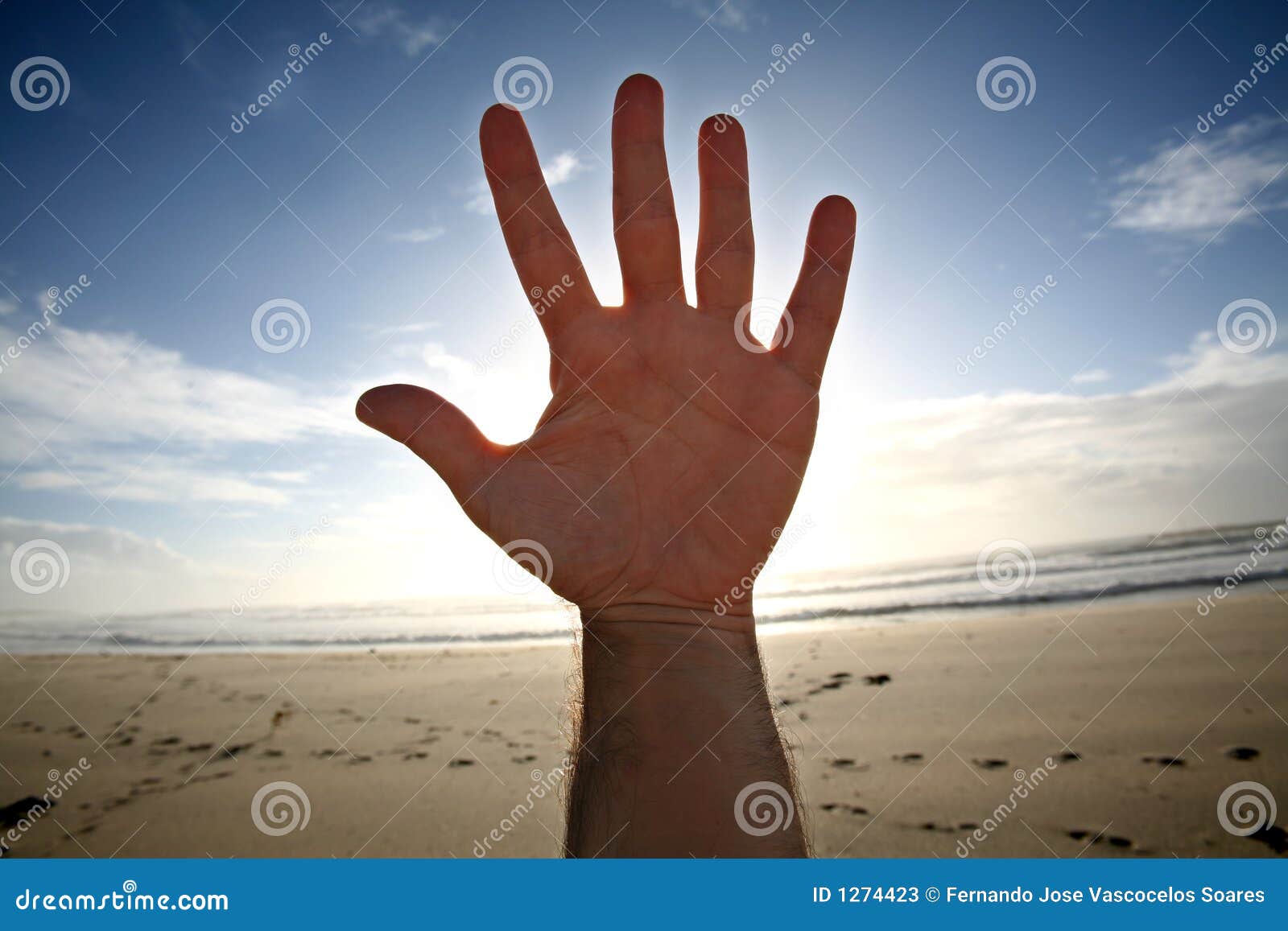 Opem hand stock image. Image of help, cipher, blue, sand - 1274423
