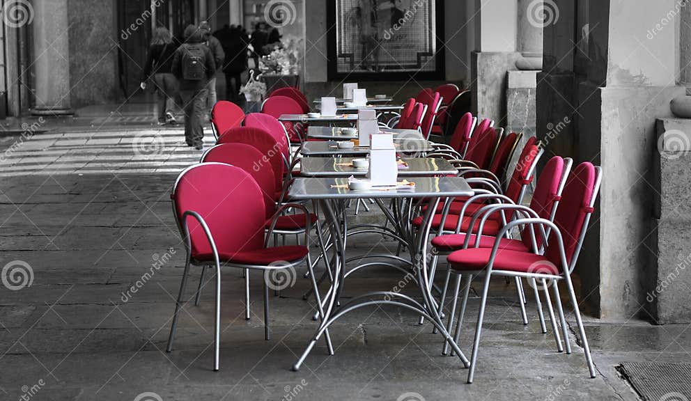 Open-air cafe stock photo. Image of relax, dinner, outdoor - 4964906