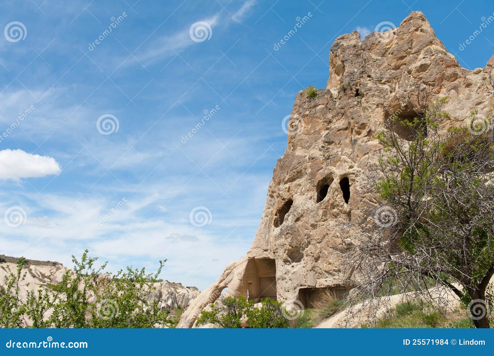 Open Air Museum - Cave Pigeon Houses Stock Photo - Image of geology ...