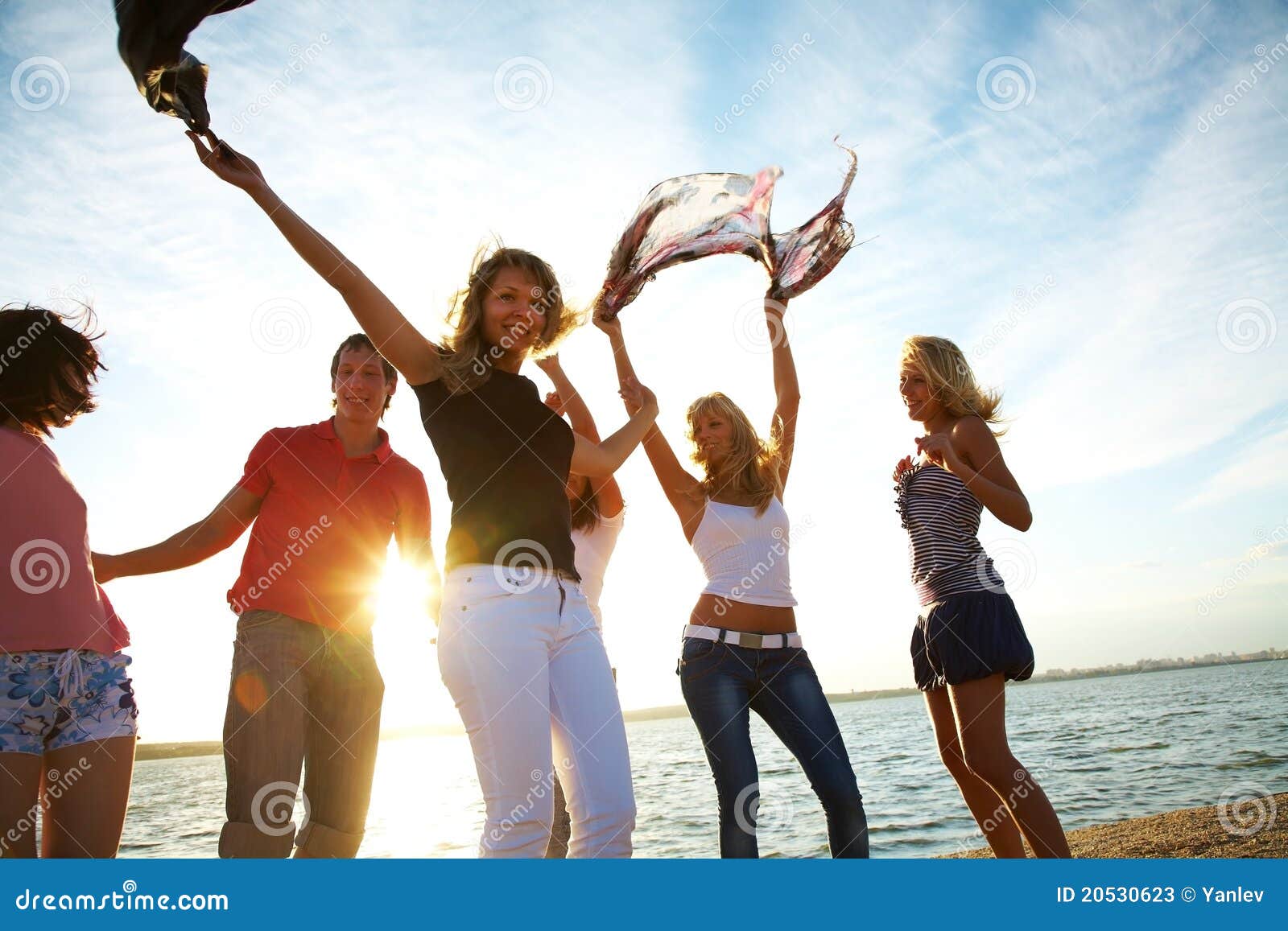 Open air party stock image. Image of beautiful, friends - 20530623