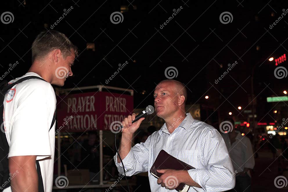 Open air preaching editorial photography. Image of reverand - 6707222