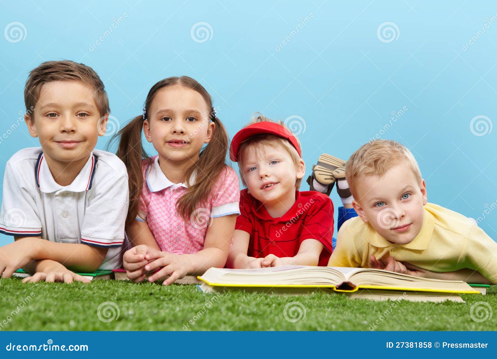Open air reading stock photo. Image of portrait, people - 27381858