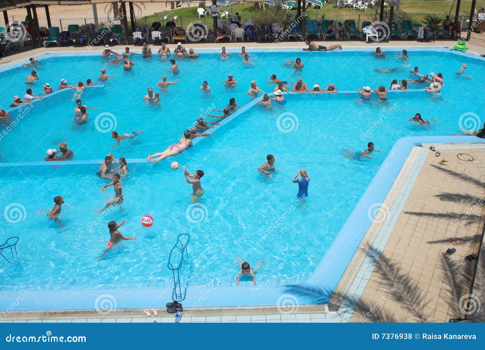 Open-air swimming pool stock photo. Image of healthy, health - 7376938