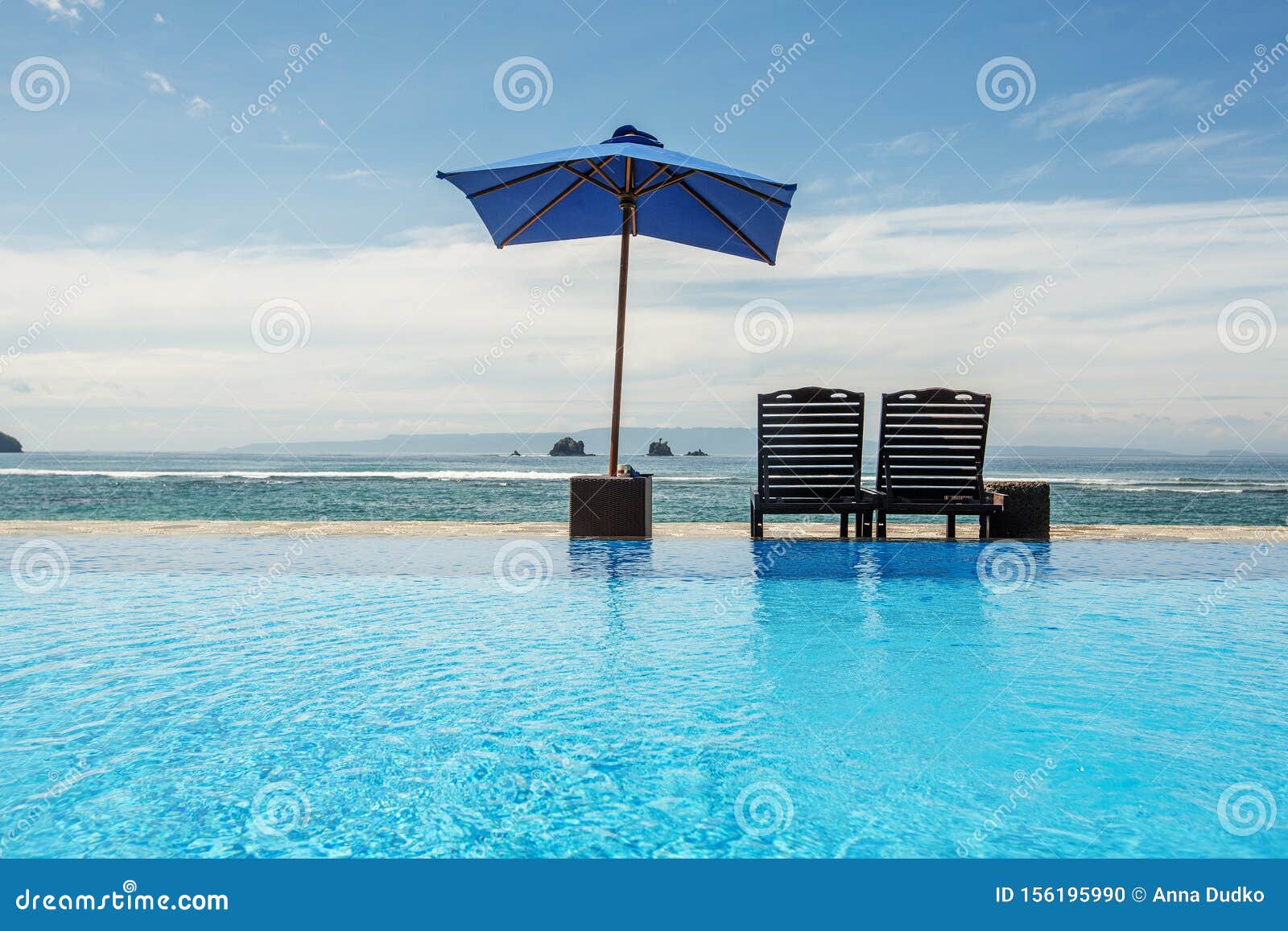 Open Air Swimming Pool at Resort Stock Photo - Image of holiday, villa ...