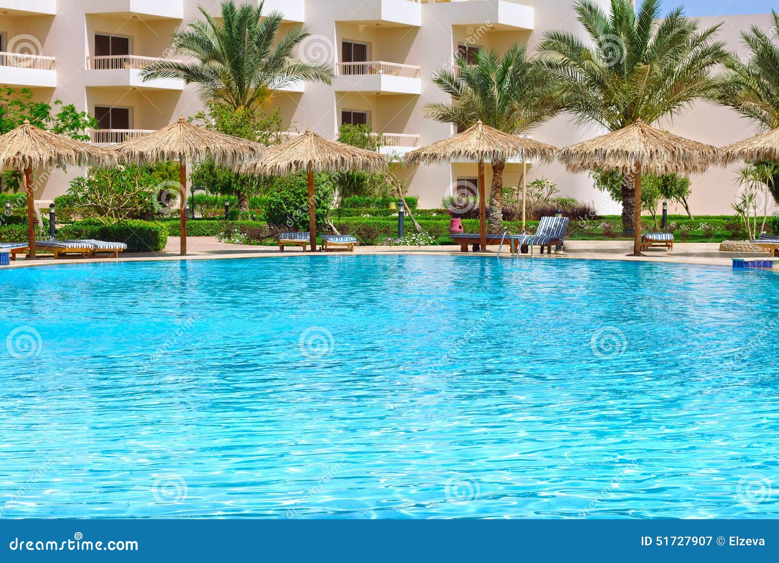 Open Air Swimming Pool at Resort Stock Image - Image of luxury, journey ...