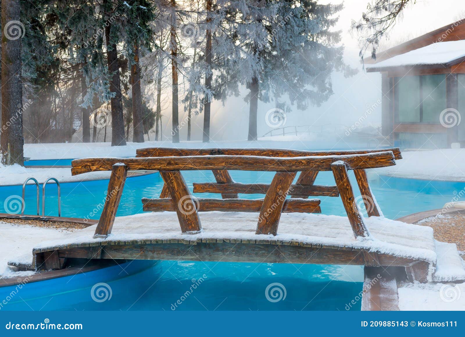 Open-air Swimming Pool with Warm Water Stock Image - Image of health ...