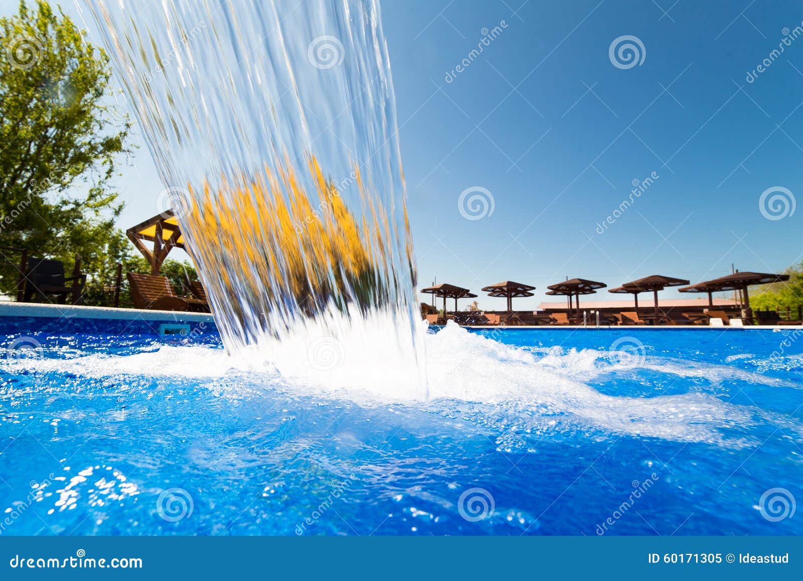 Open air swimming pool stock image. Image of recreational - 60171305
