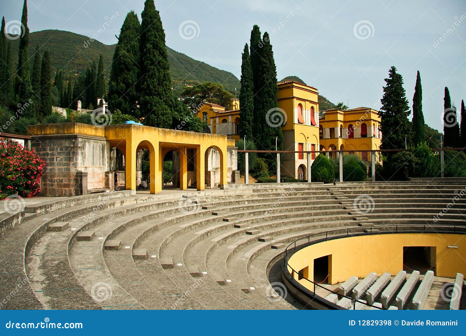 Open air theatre stock photo. Image of model, contemporary - 12829398