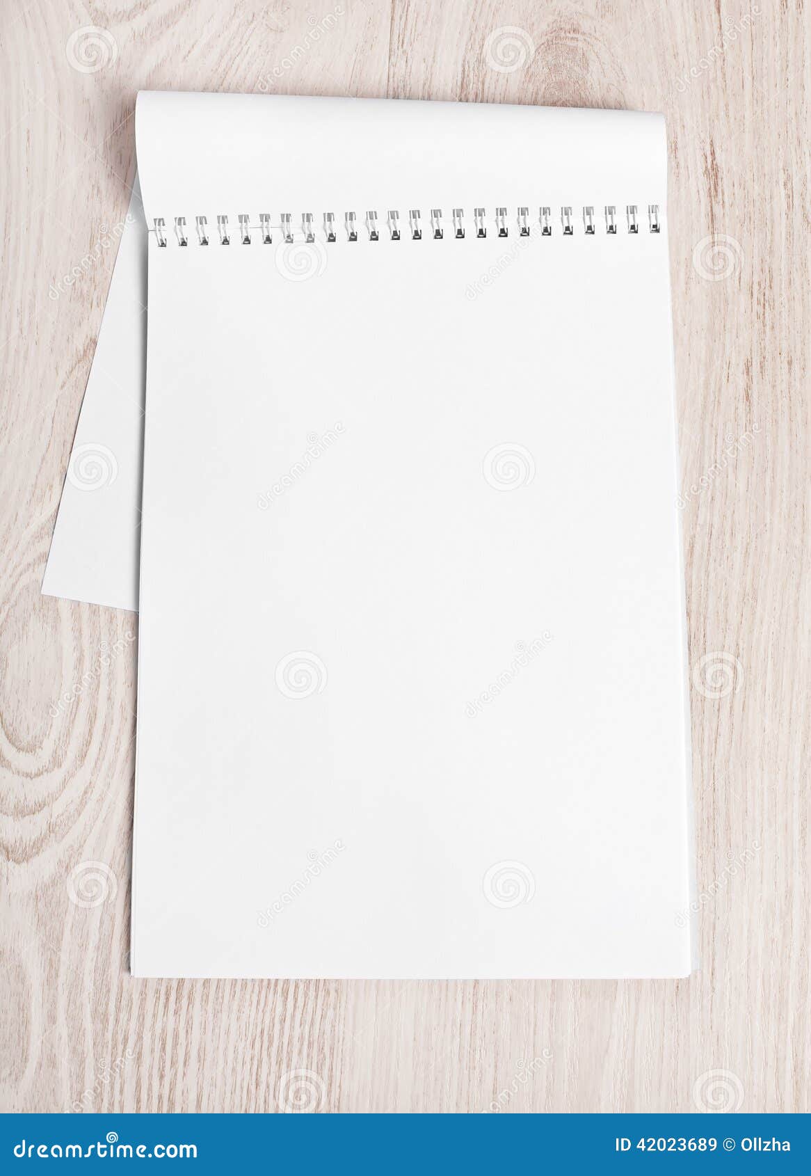 Open Album with Blank Pages Stock Image - Image of template, magazine ...