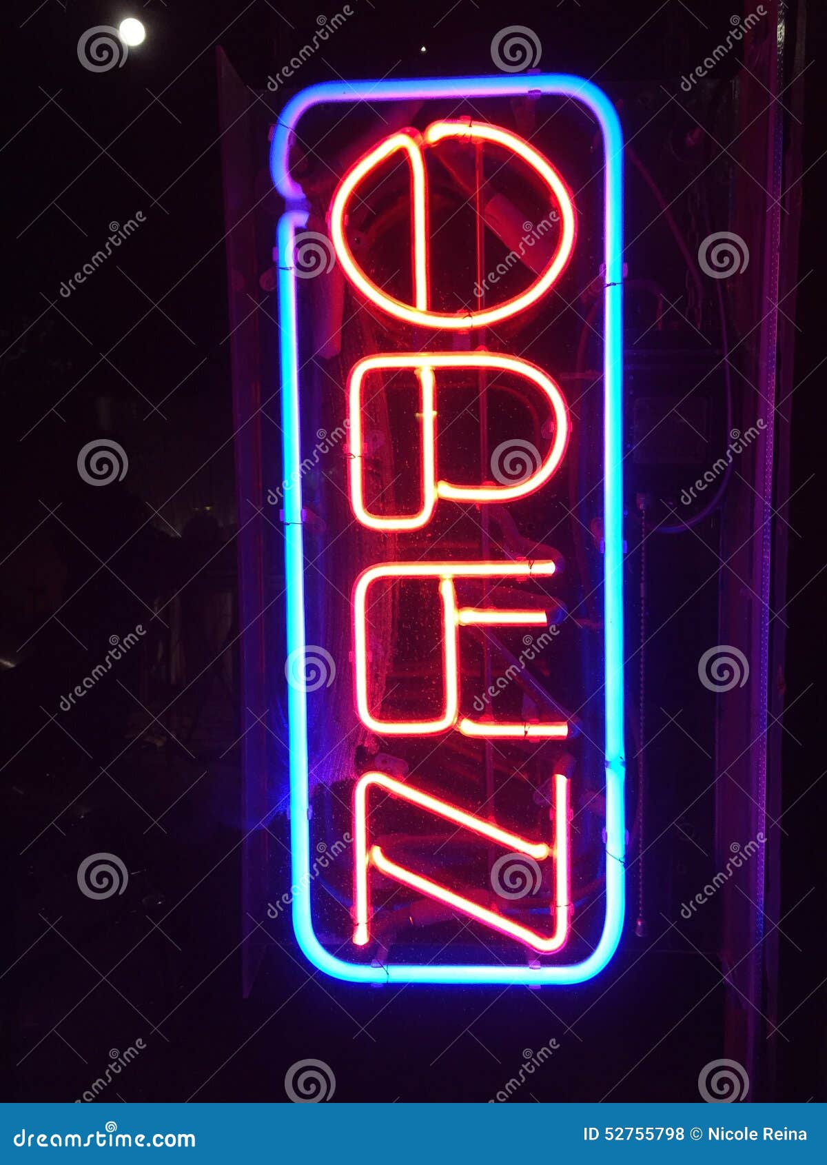 Open All Night stock photo. Image of nightlife, shopping - 52755798