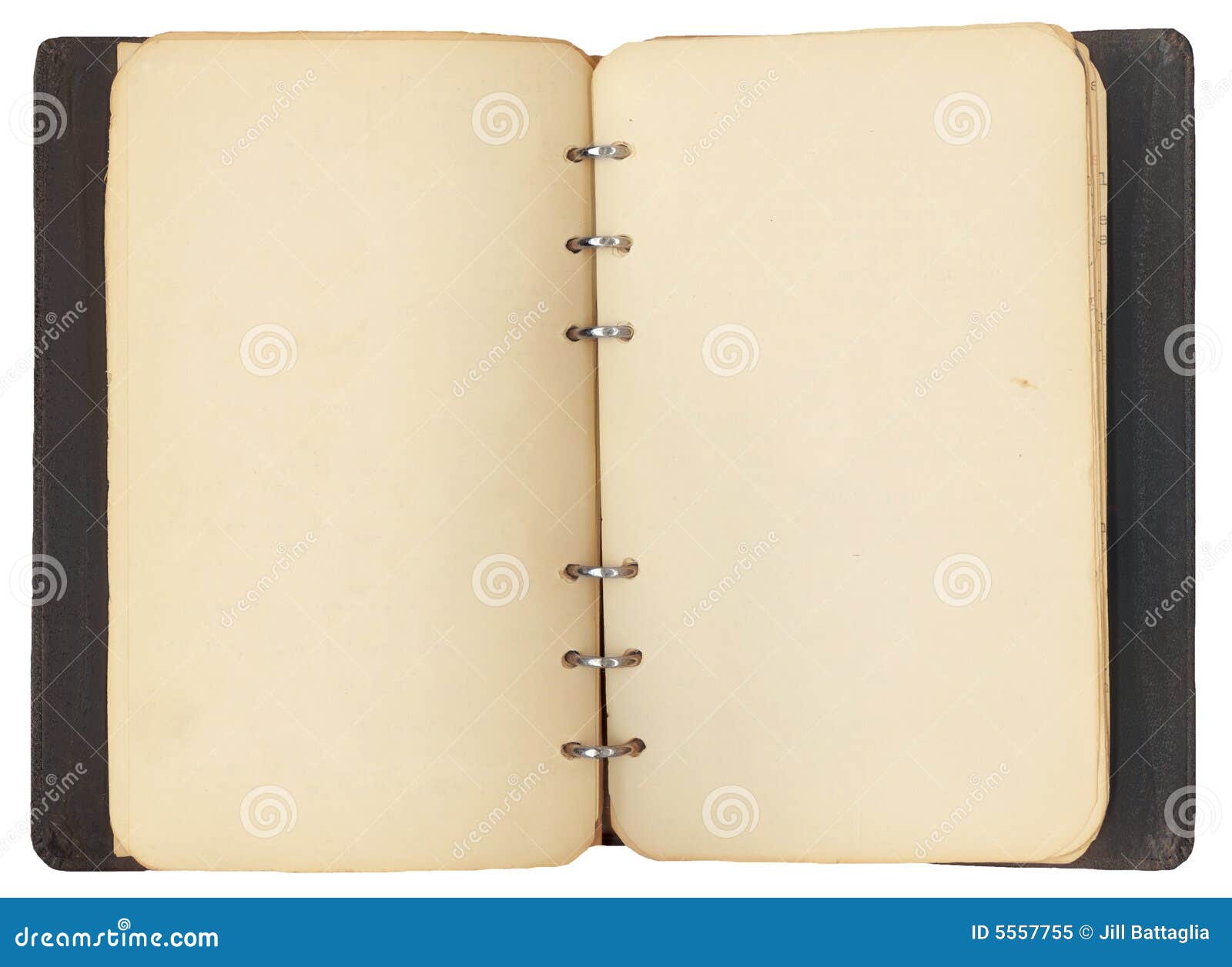 Open Antique Notebook stock image. Image of notebook, retro - 5557755