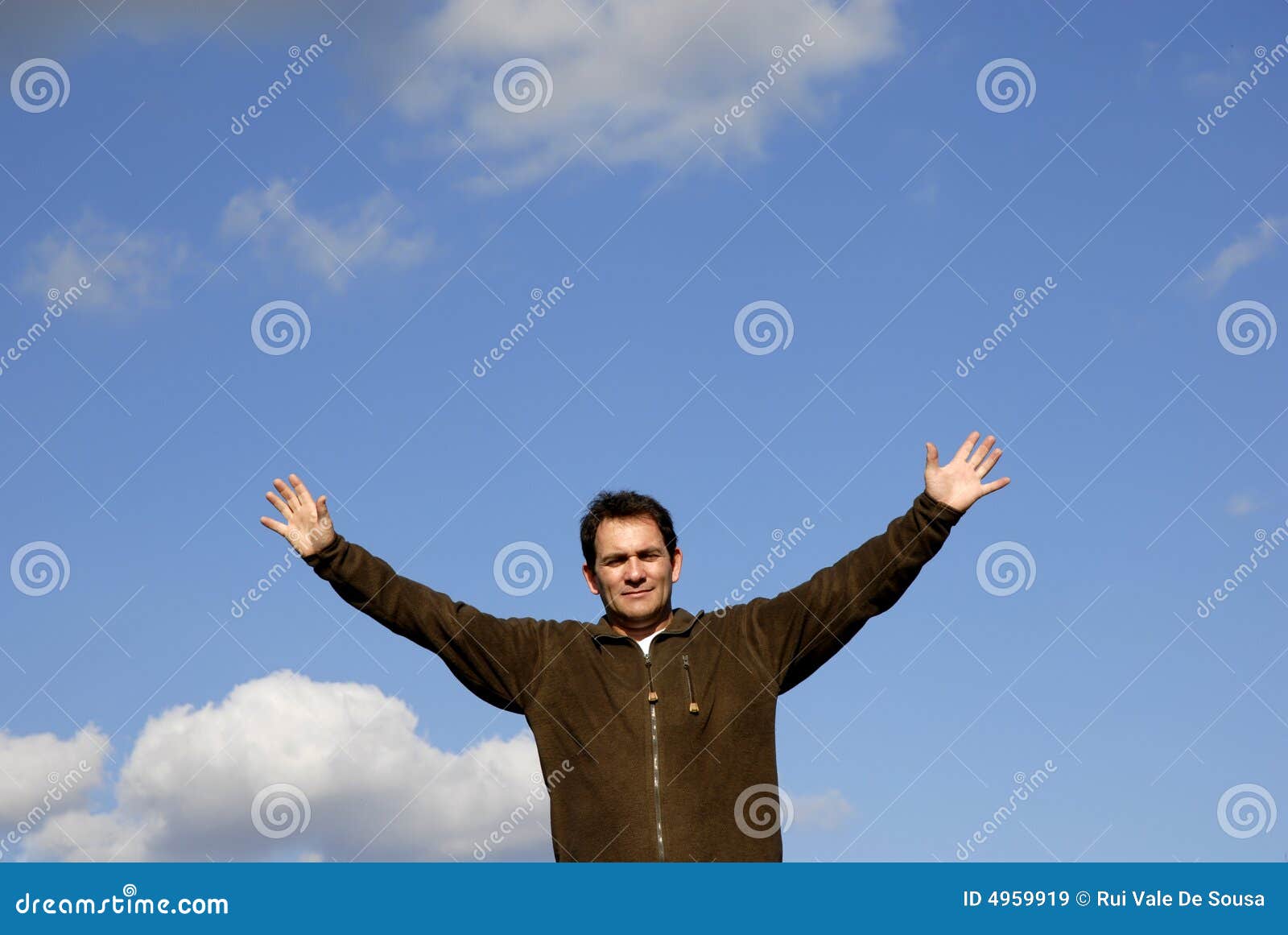 Open arms stock image. Image of freetime, arms, portrait - 4959919