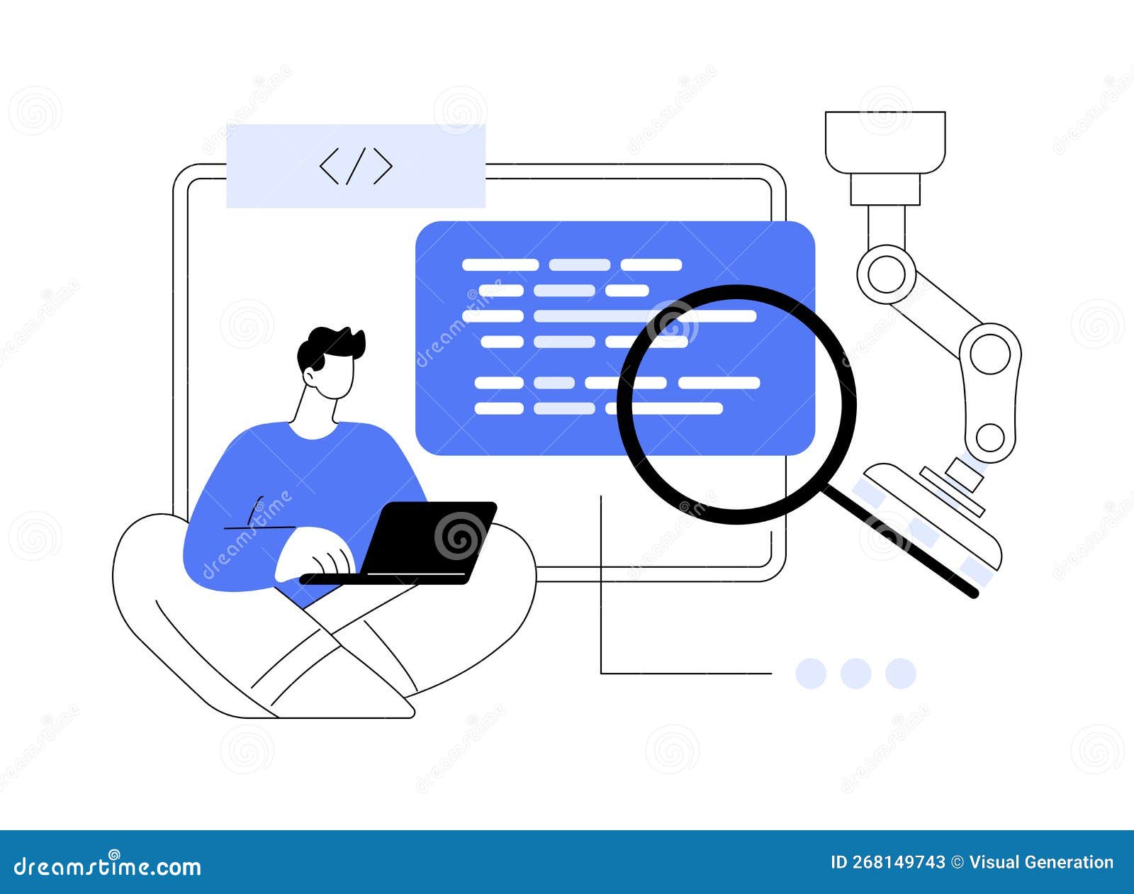 Open Automation Architecture Abstract Concept Vector Illustration ...