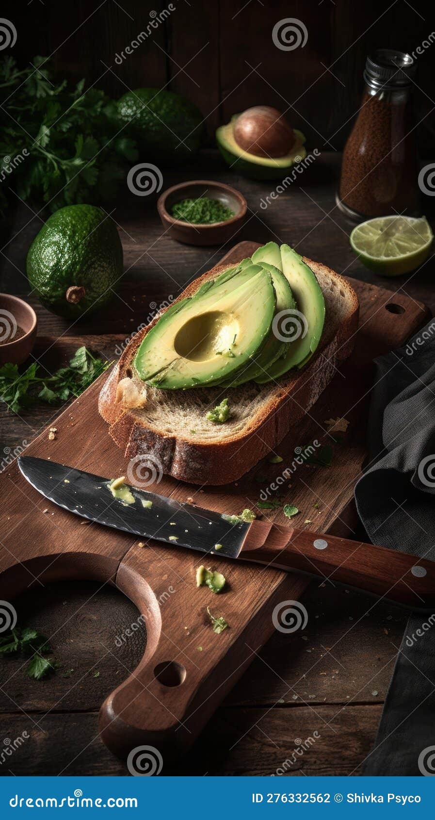 Open Toast With Fried Egg, Lettuce, Tomato. Lunch, Dinner, Breakfast ...