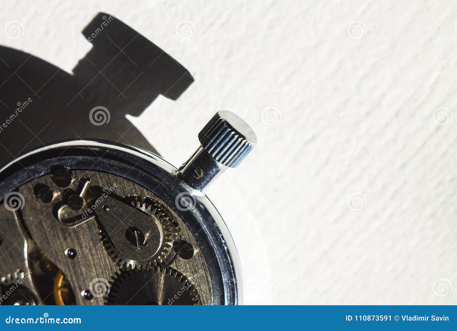 Pocket watch and shadow 4 stock image. Image of clockwork - 110873591
