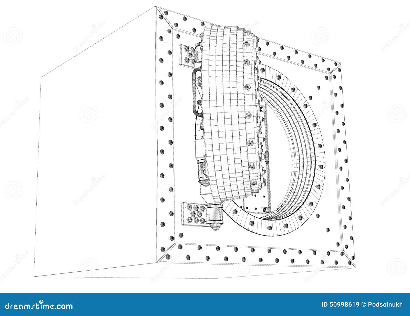 Open bank vault stock image. Image of ideas, finance - 50998619