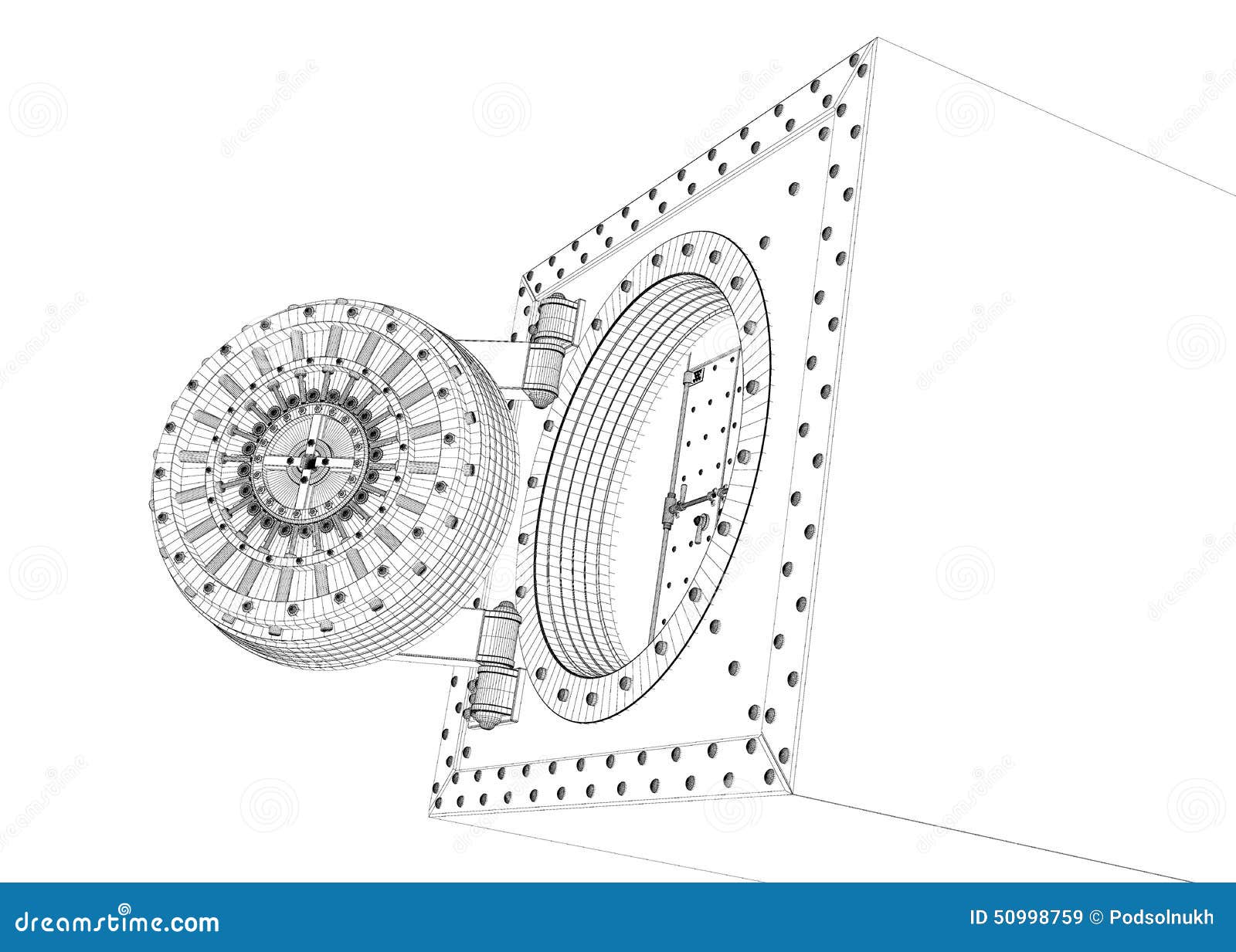 Open bank vault stock image. Image of safe, front, objects - 50998759