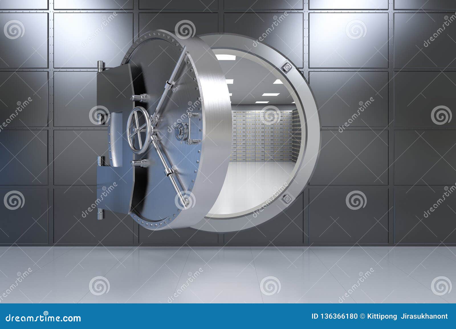 Bank Vault Door From Inside, Safe, Concept Of Keeping You Money And ...