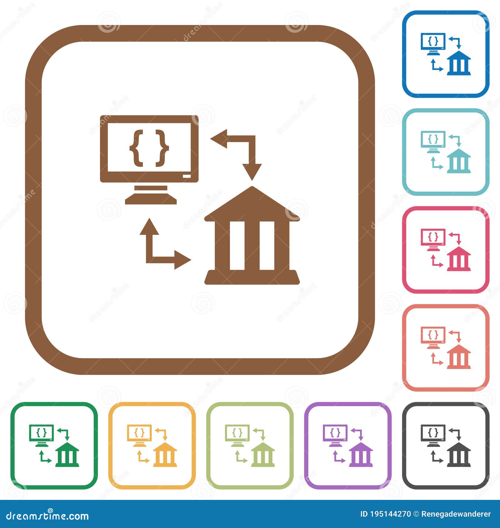 Open Banking API Simple Icons Stock Vector - Illustration of ... Open Banking API Simple Icons Stock Vector - Illustration of ...