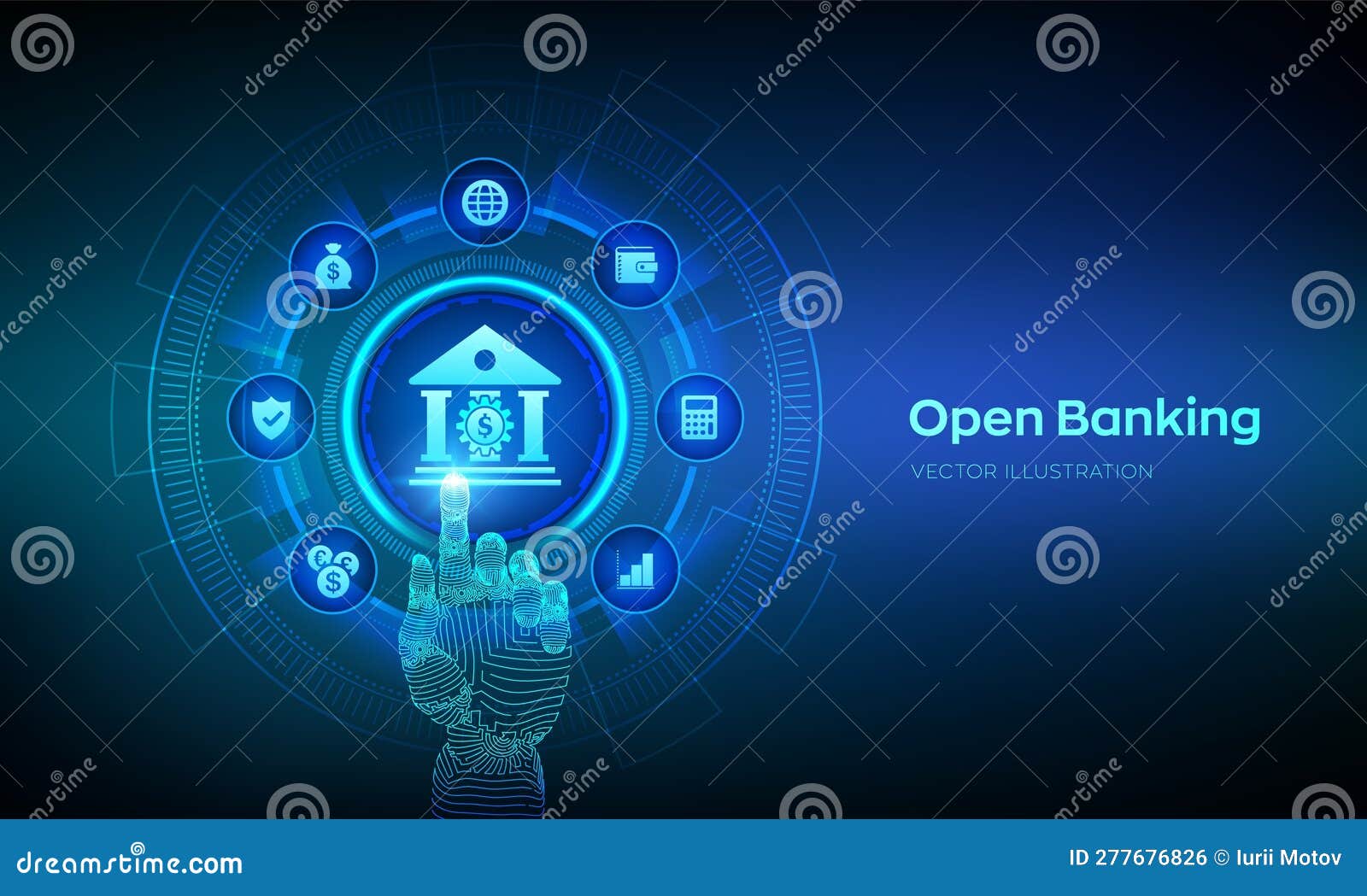 Open Banking. Banking Service. API Financial Technology. Fintech ...